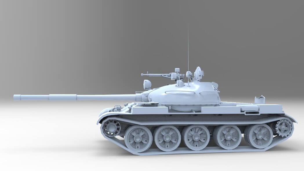 T-62 Tank Free 3D Model by ilham45