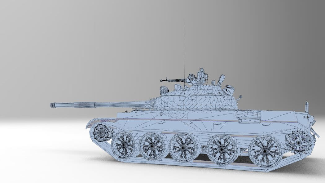 T-62 Tank Free 3D Model by ilham45