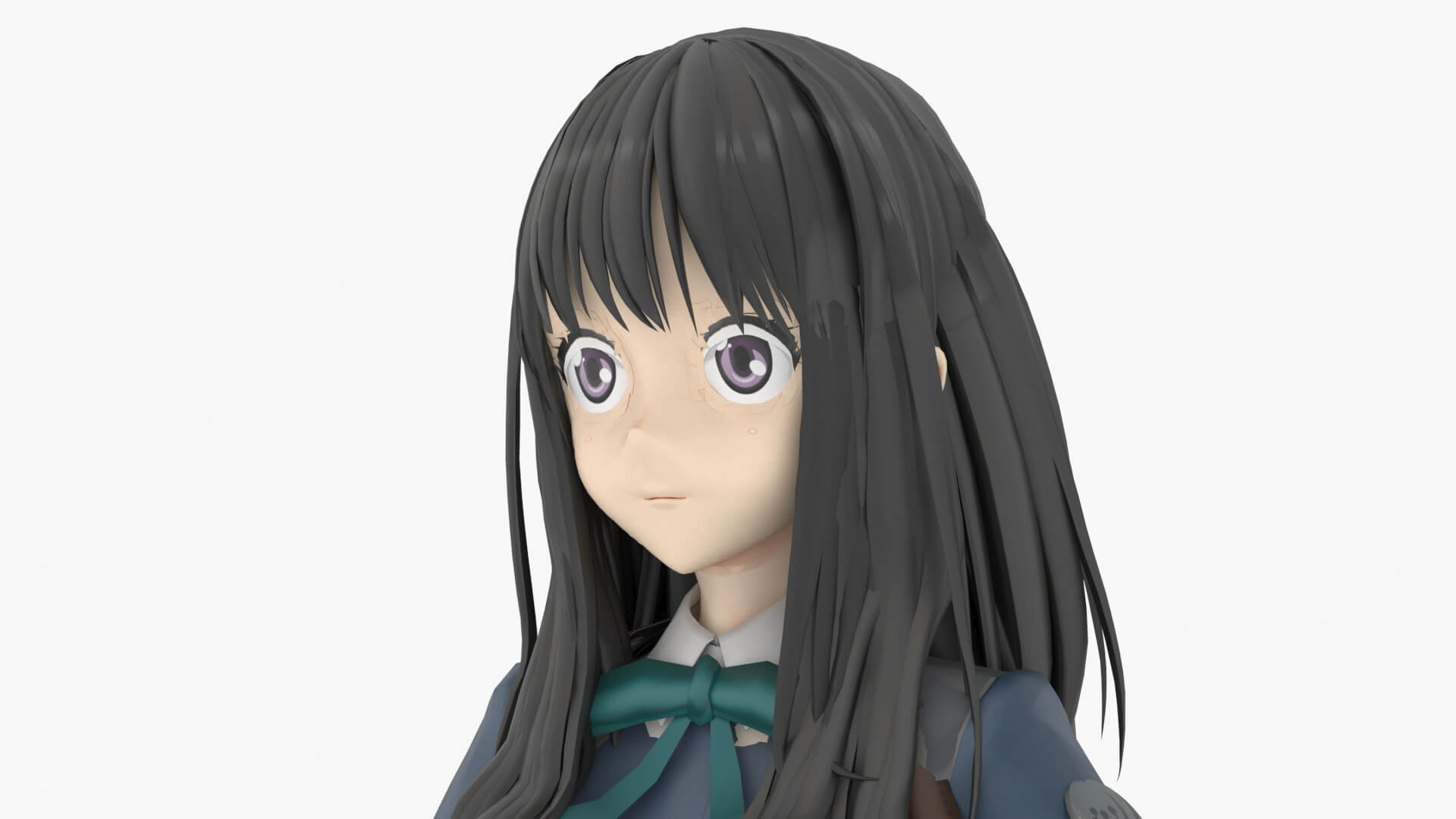 Takina Inoue - Lycoris Recoil 3D Model by ilham45