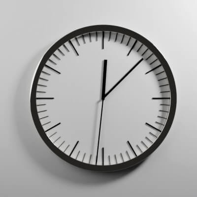 Ticking Clock Animation - 3D Model by ilham45