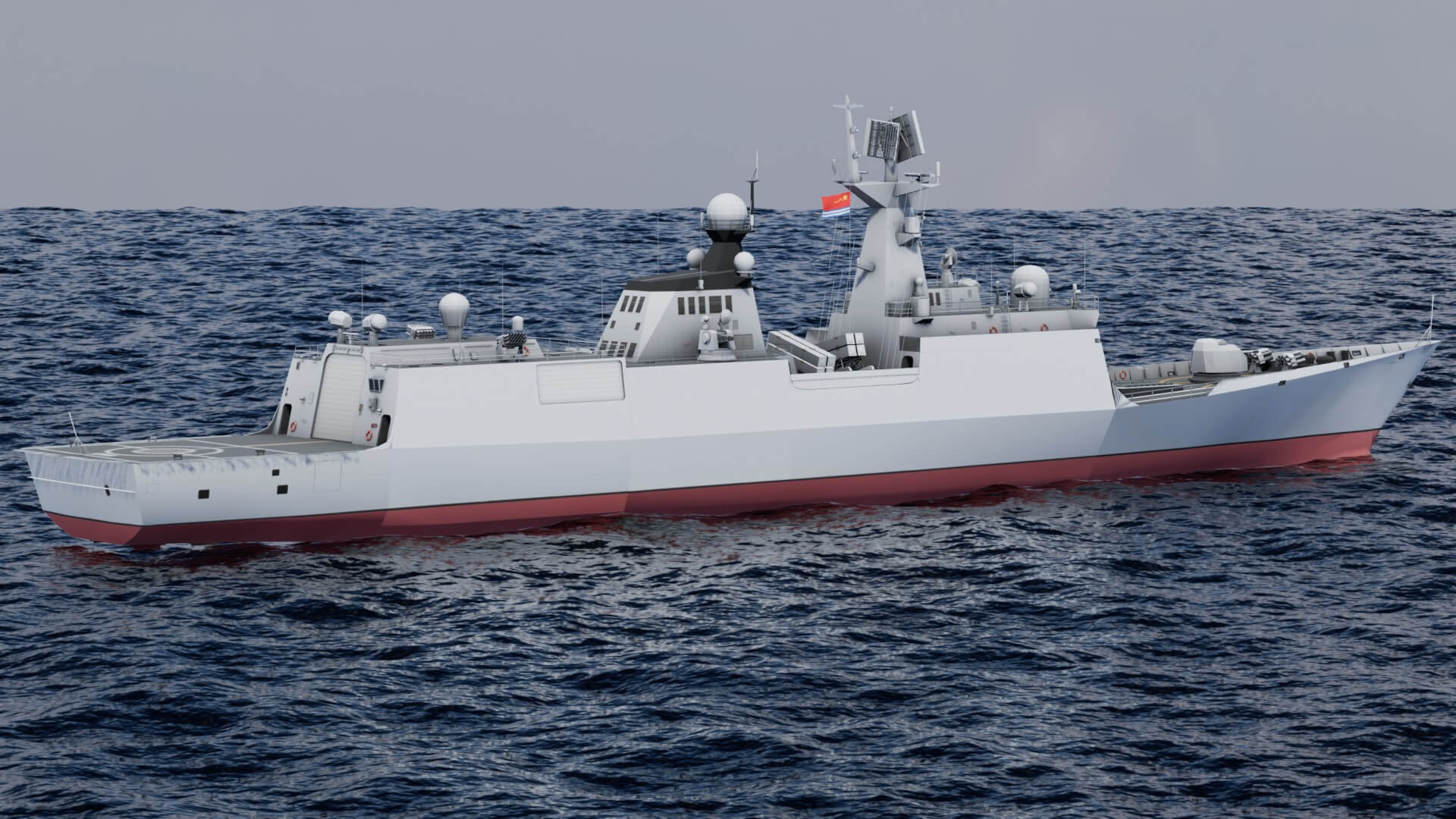 Type 054A Frigate Ship - Free 3D Model by ilham45