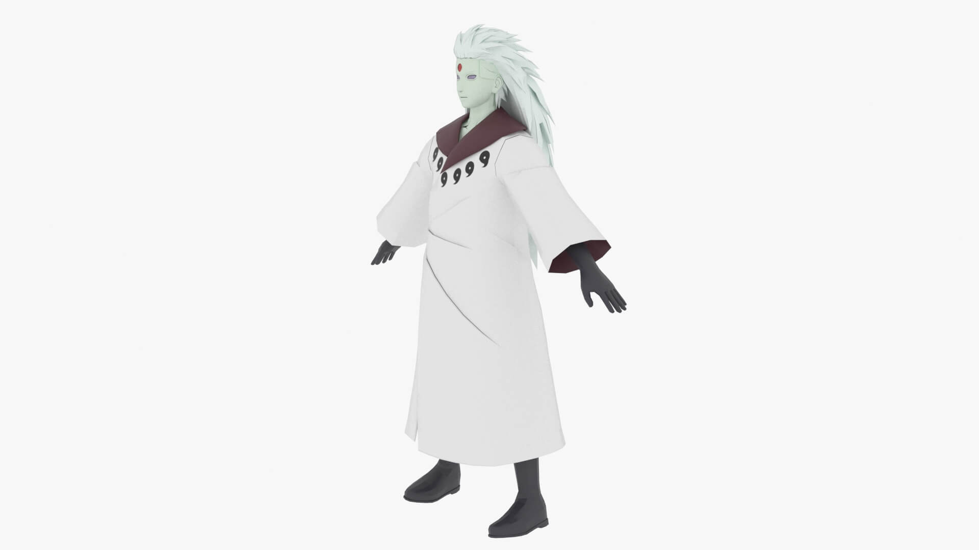 Uchiha Madara Rikudou Mode - Free 3D Model by ilham45