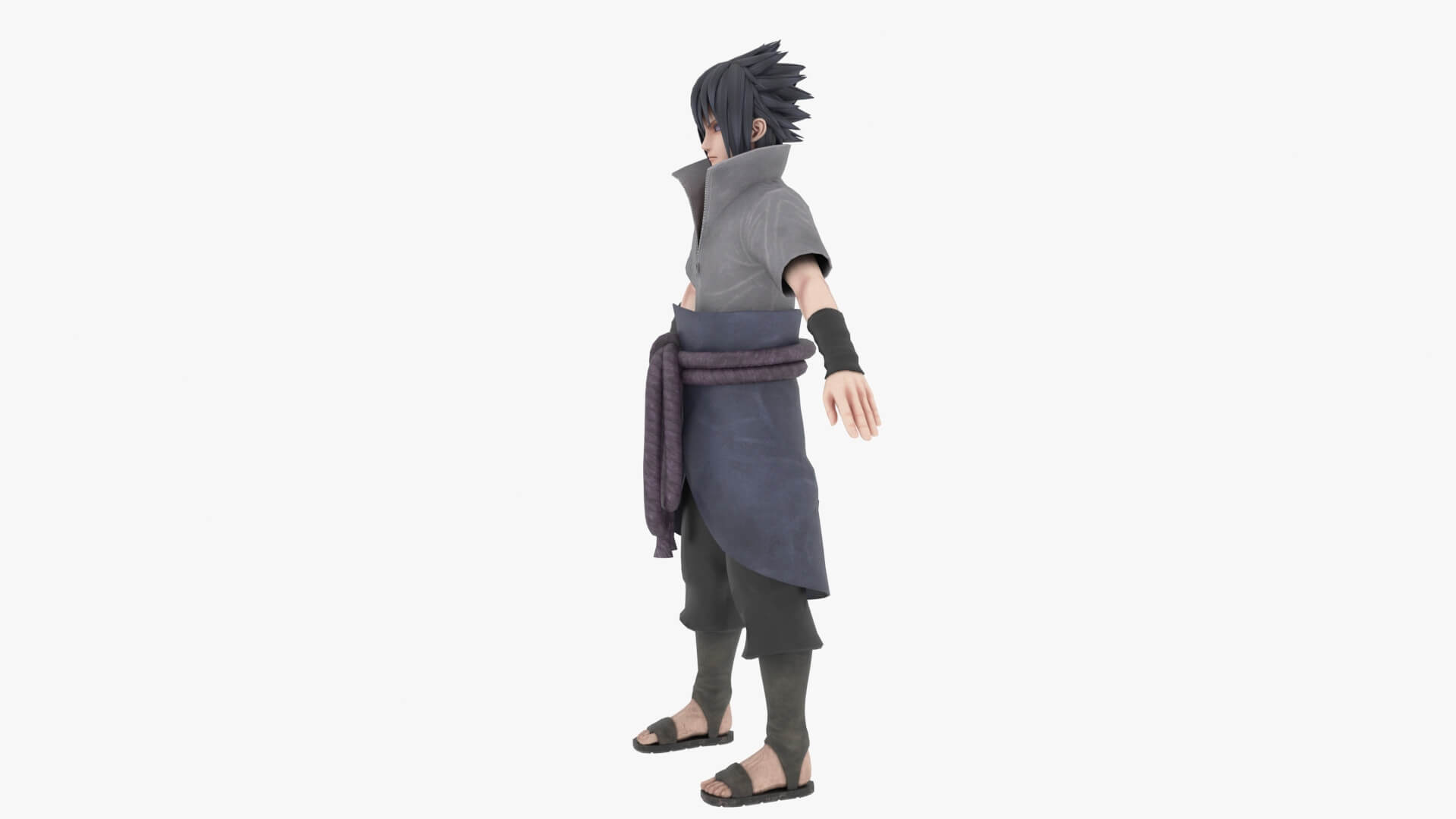 Uchiha Sasuke Rinnegan - Free 3D Model by ilham45