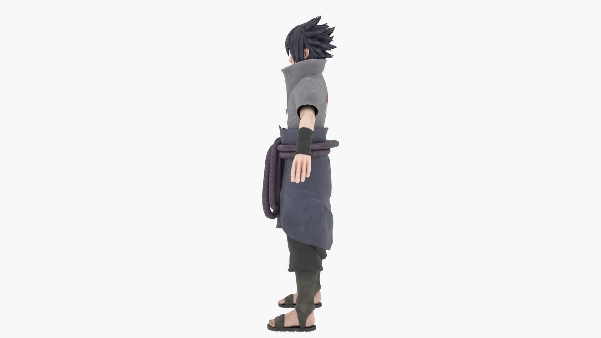 Uchiha Sasuke Rinnegan - Free 3D Model by ilham45