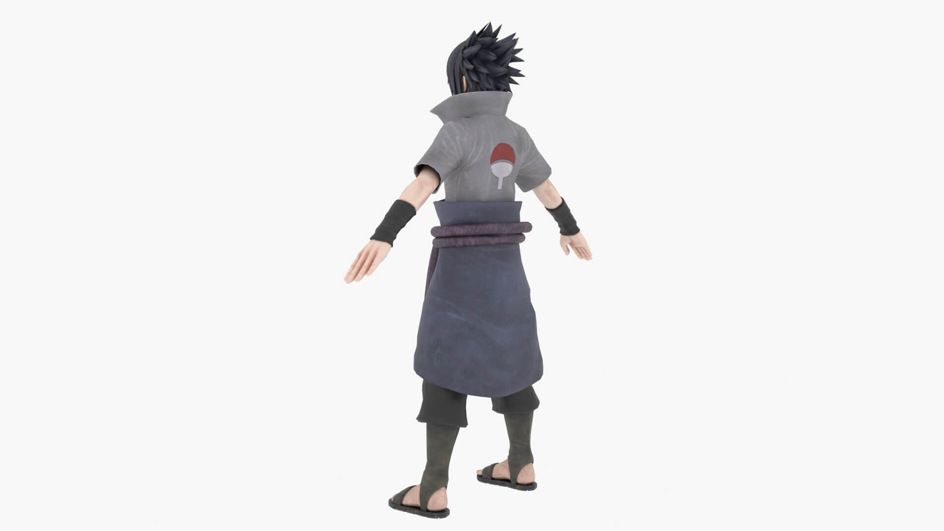Uchiha Sasuke Rinnegan - Free 3D Model by ilham45
