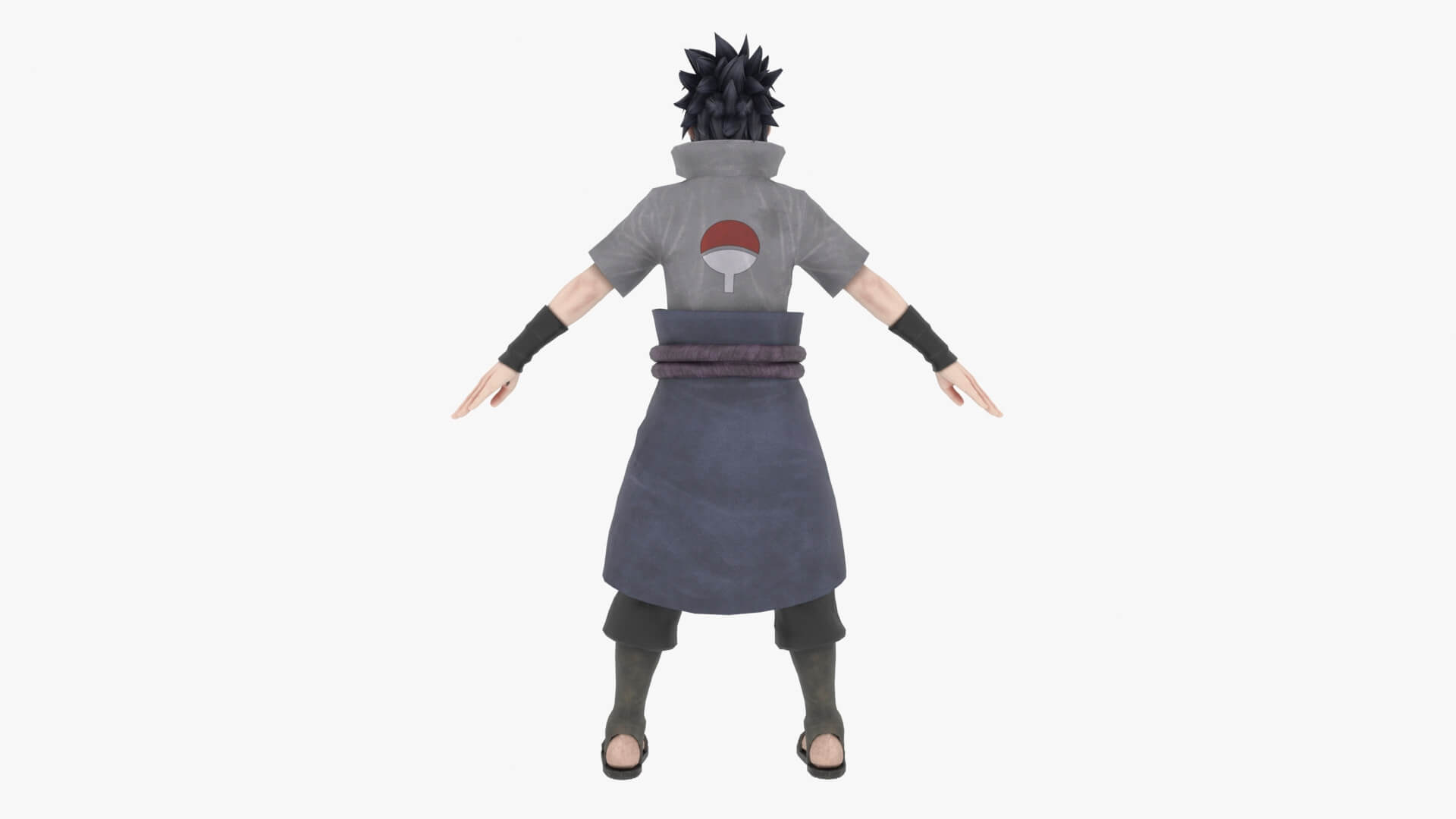 Uchiha Sasuke Rinnegan - Free 3D Model by ilham45