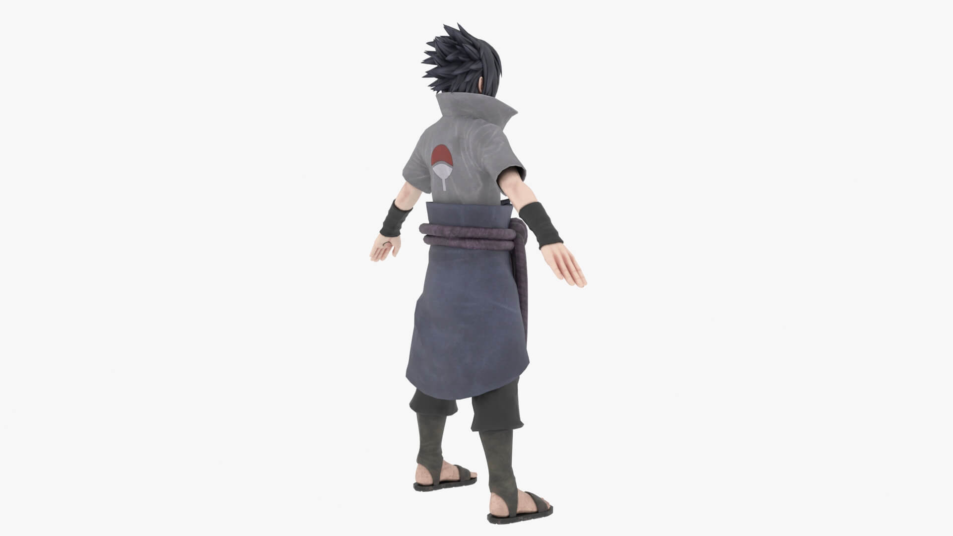 Uchiha Sasuke Rinnegan - Free 3D Model by ilham45