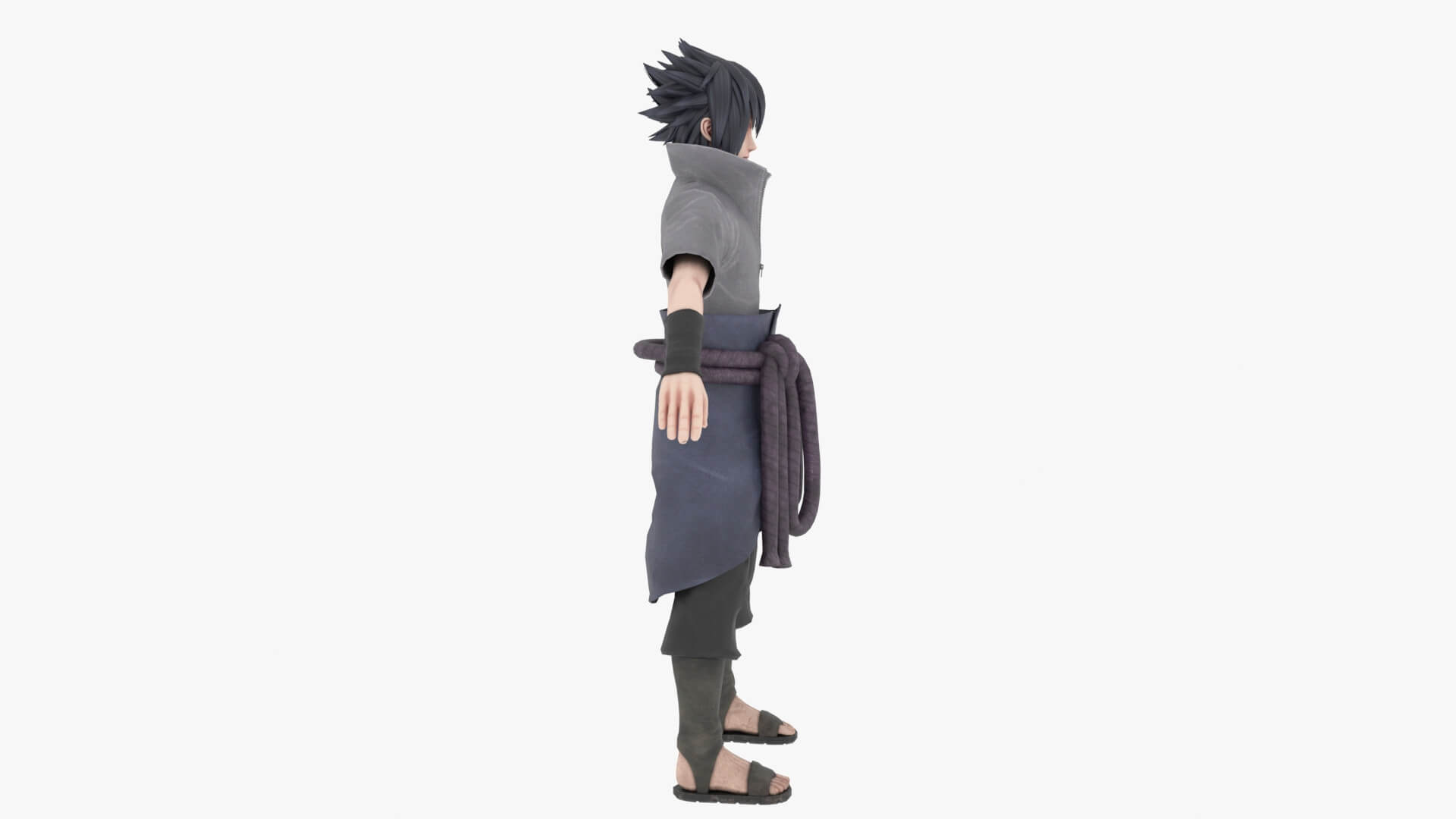 Uchiha Sasuke Rinnegan - Free 3D Model by ilham45