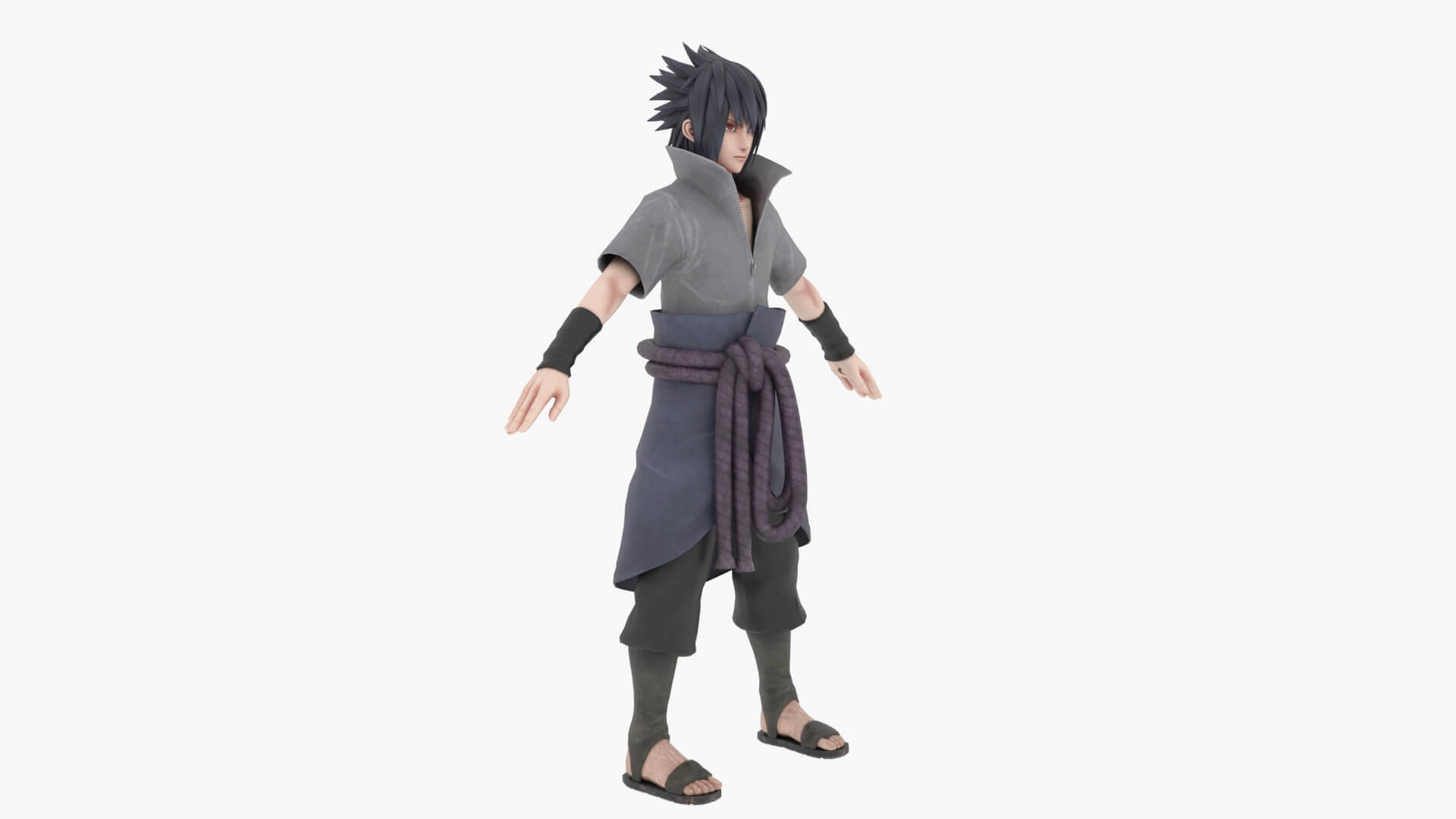 Uchiha Sasuke Rinnegan - Free 3D Model by ilham45