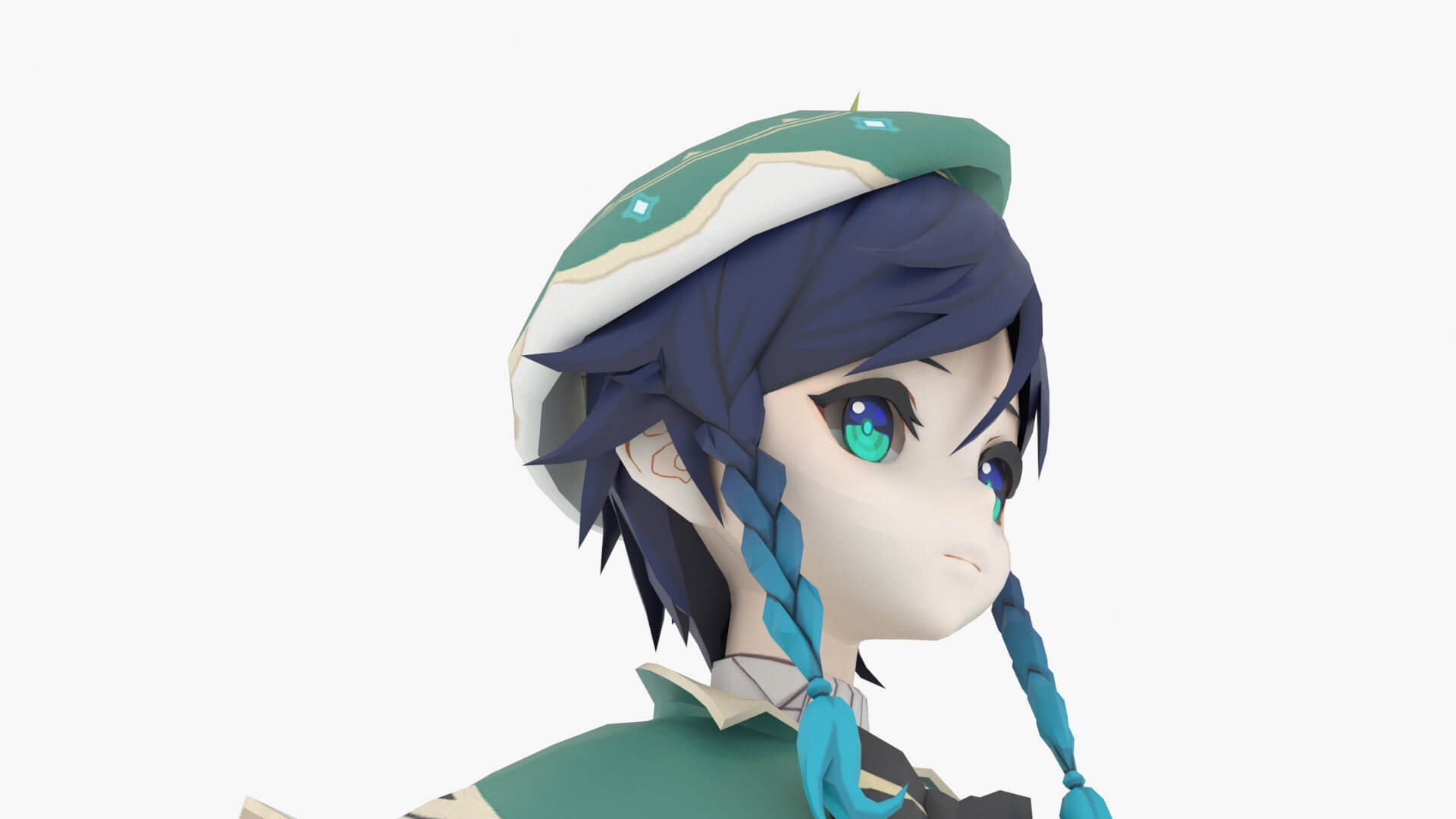 Venti - Genshin Impact 3D Model by ilham45