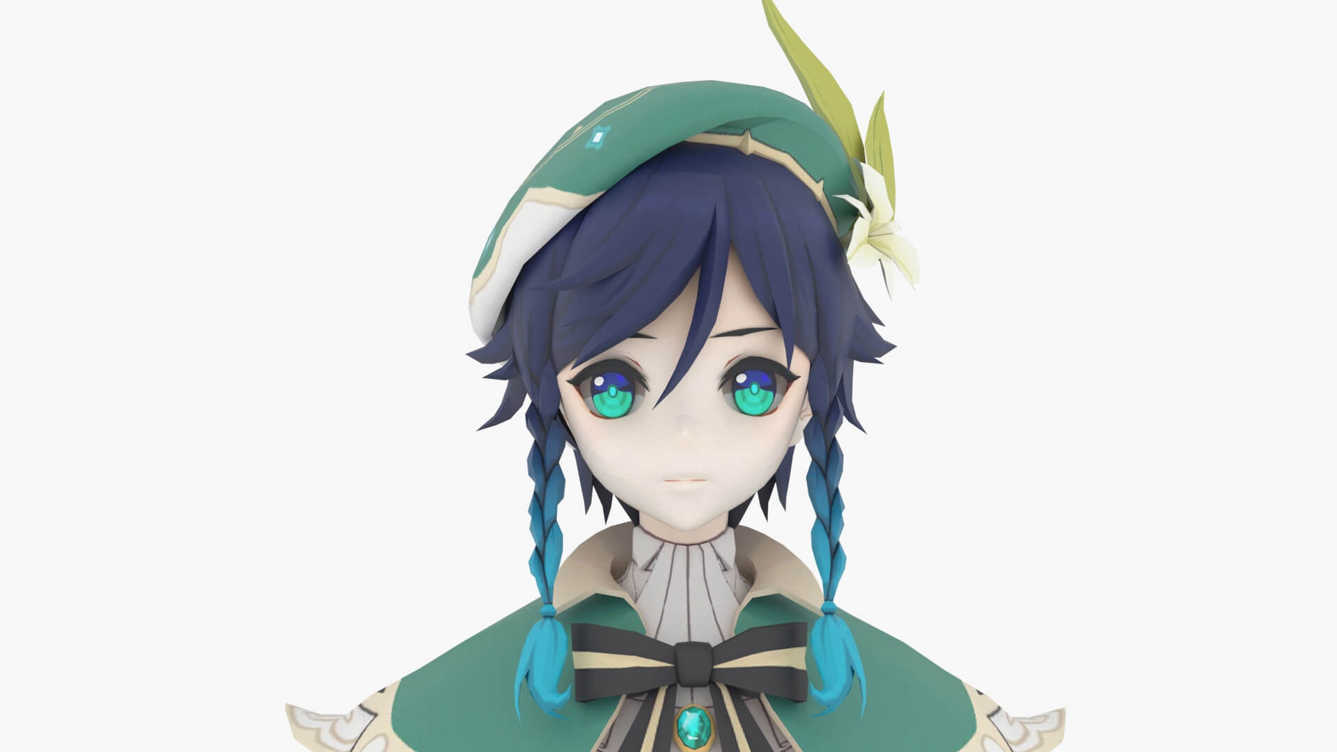 Venti - Genshin Impact 3D Model by ilham45