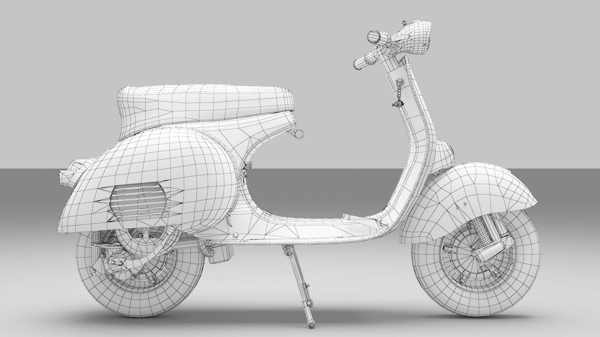 Vespa 150 GS - 3D Model by ilham45