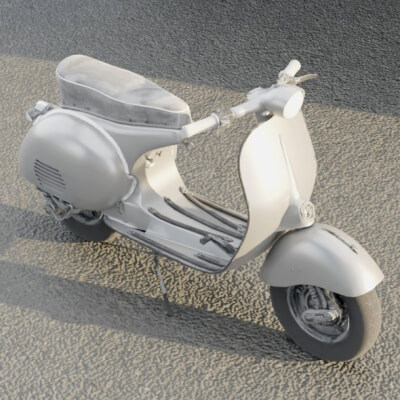 Vespa 150 GS - 3D Model by ilham45