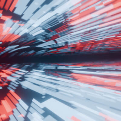 Vibrant Abstract Loop Animation - 3D Model by ilham45