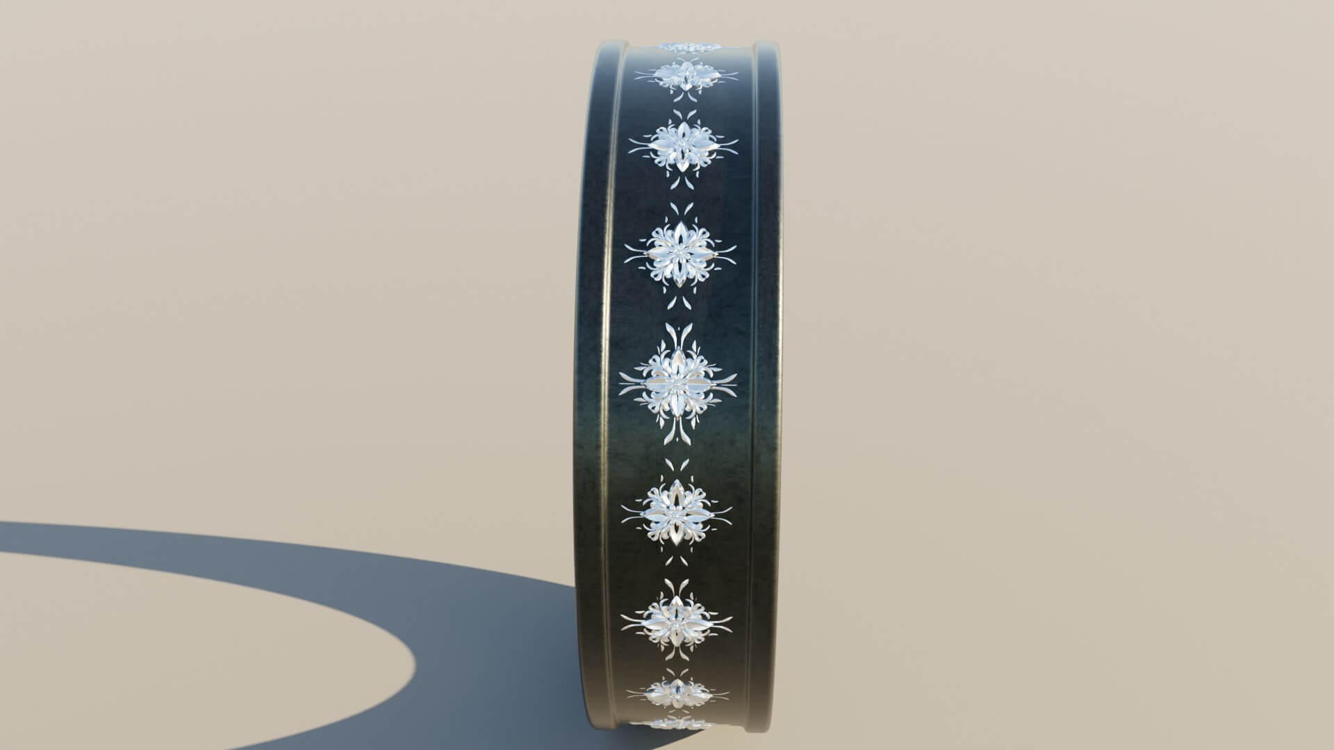 Wedding Ring Titanium - 3D Model by ilham45