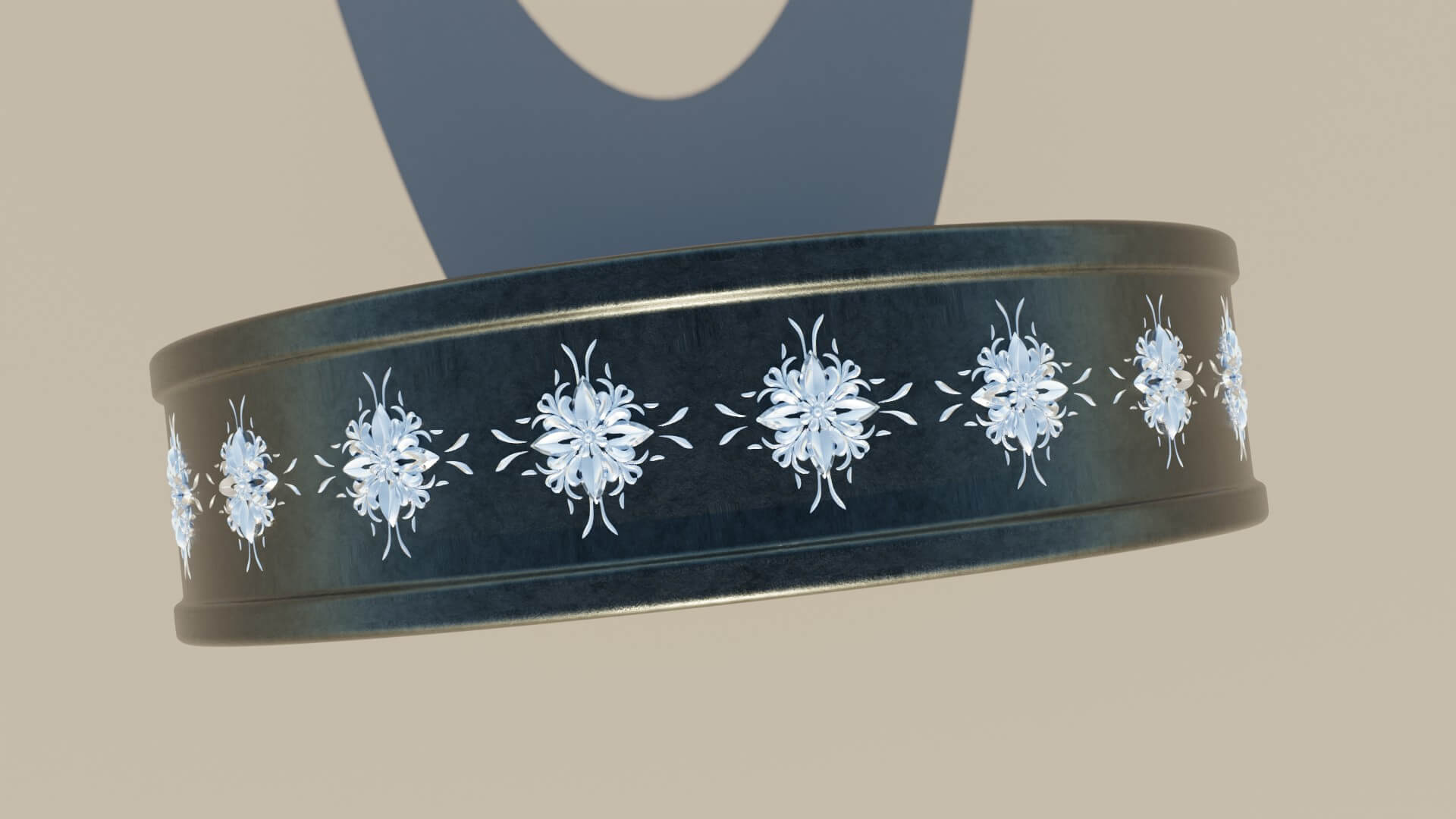 Wedding Ring Titanium - 3D Model by ilham45