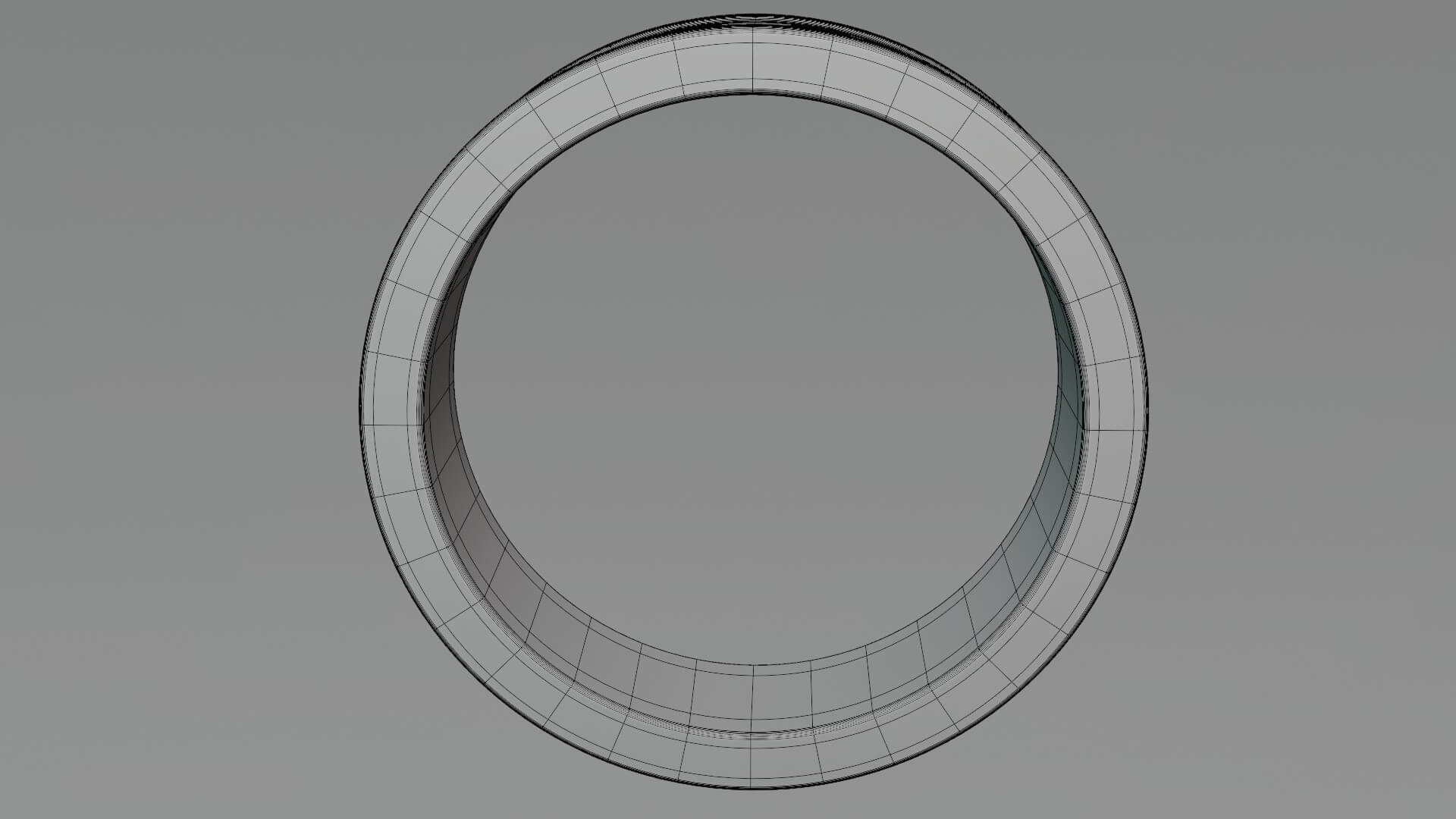 Wedding Ring Titanium - 3D Model by ilham45