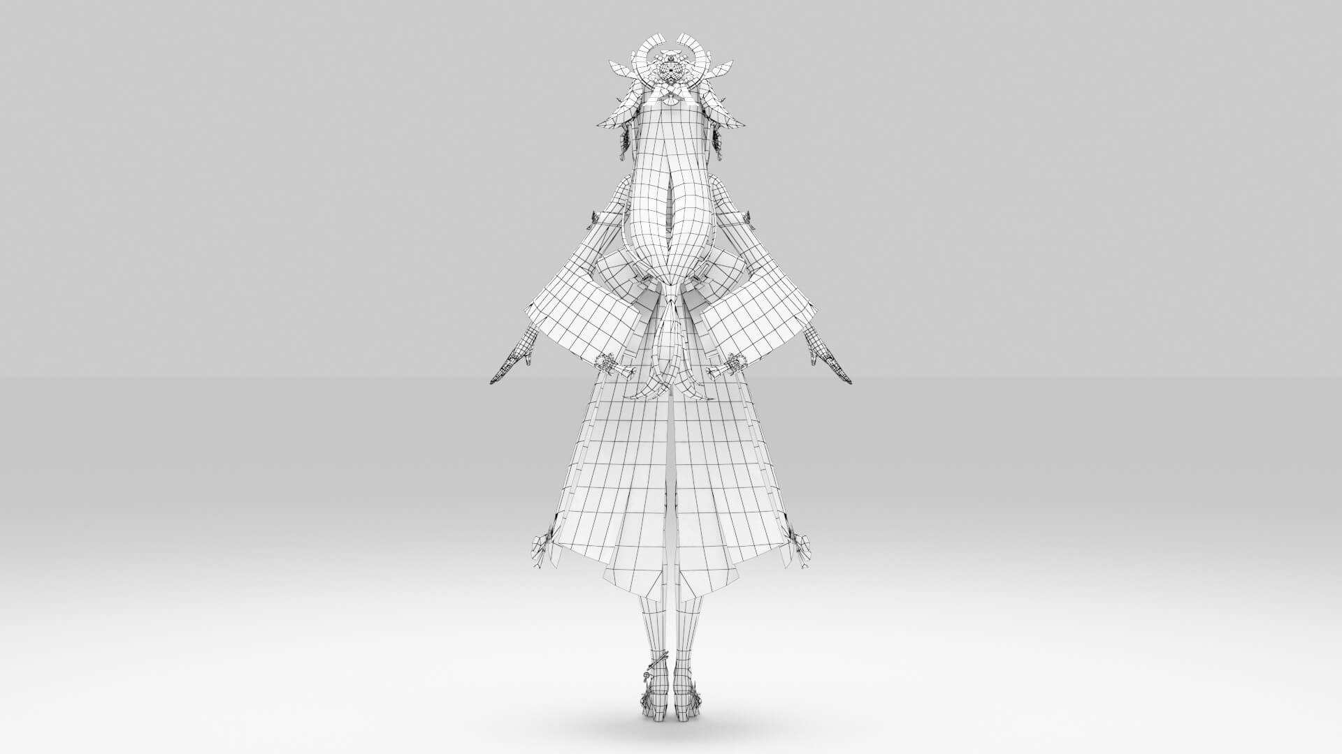 Yae Miko - Genshin Impact 3D Model by ilham45