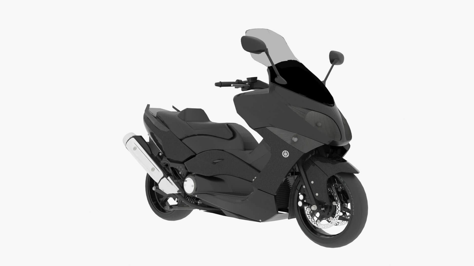 Yamaha TMAX 500 - 3D Model by ilham45