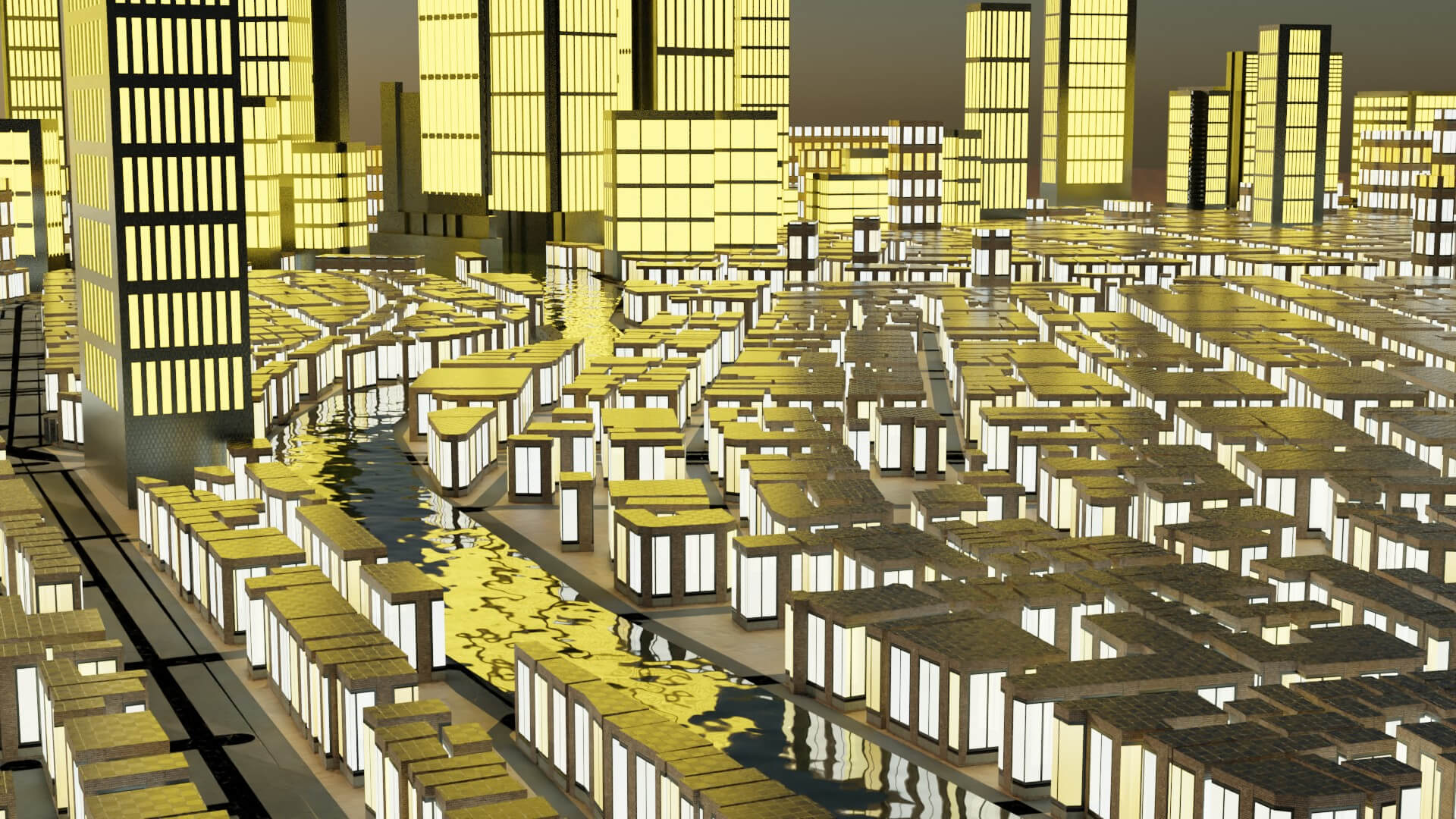 Yokohama Japan Citymap Building - 3D Model by ilham45
