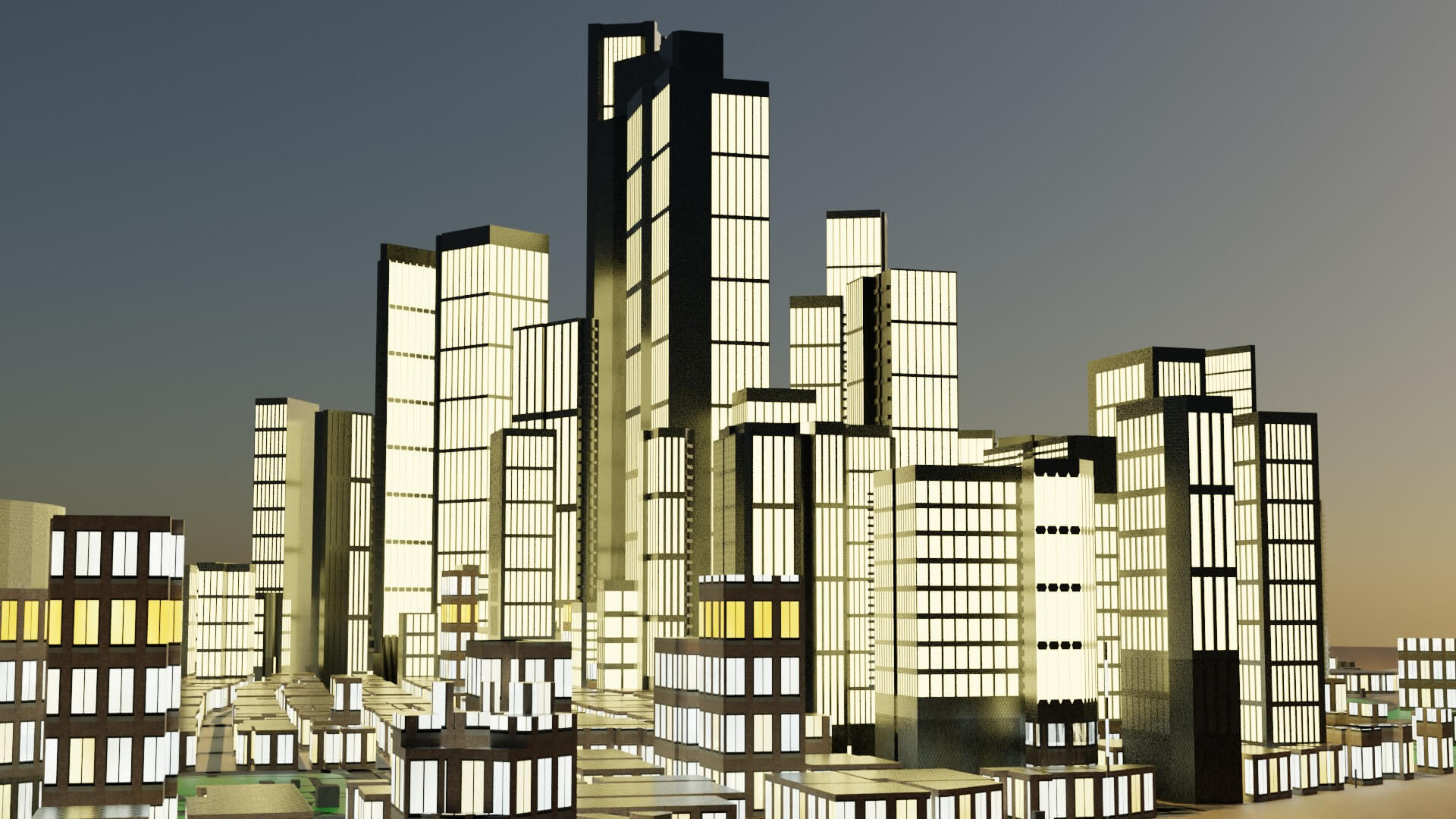 Yokohama Japan Citymap Building - 3D Model by ilham45