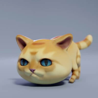 Cat - 3D Model by ilkes
