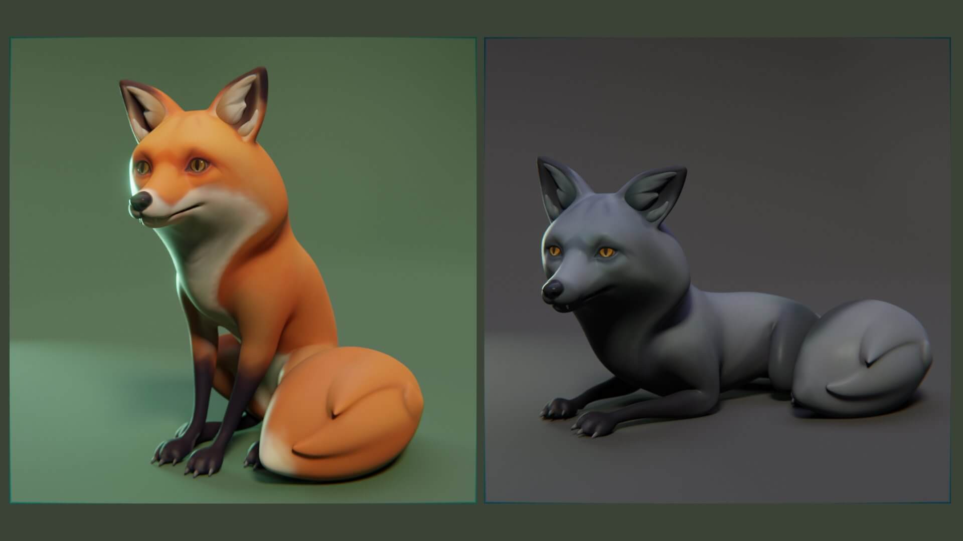 Fox - 3D Model by ilkes
