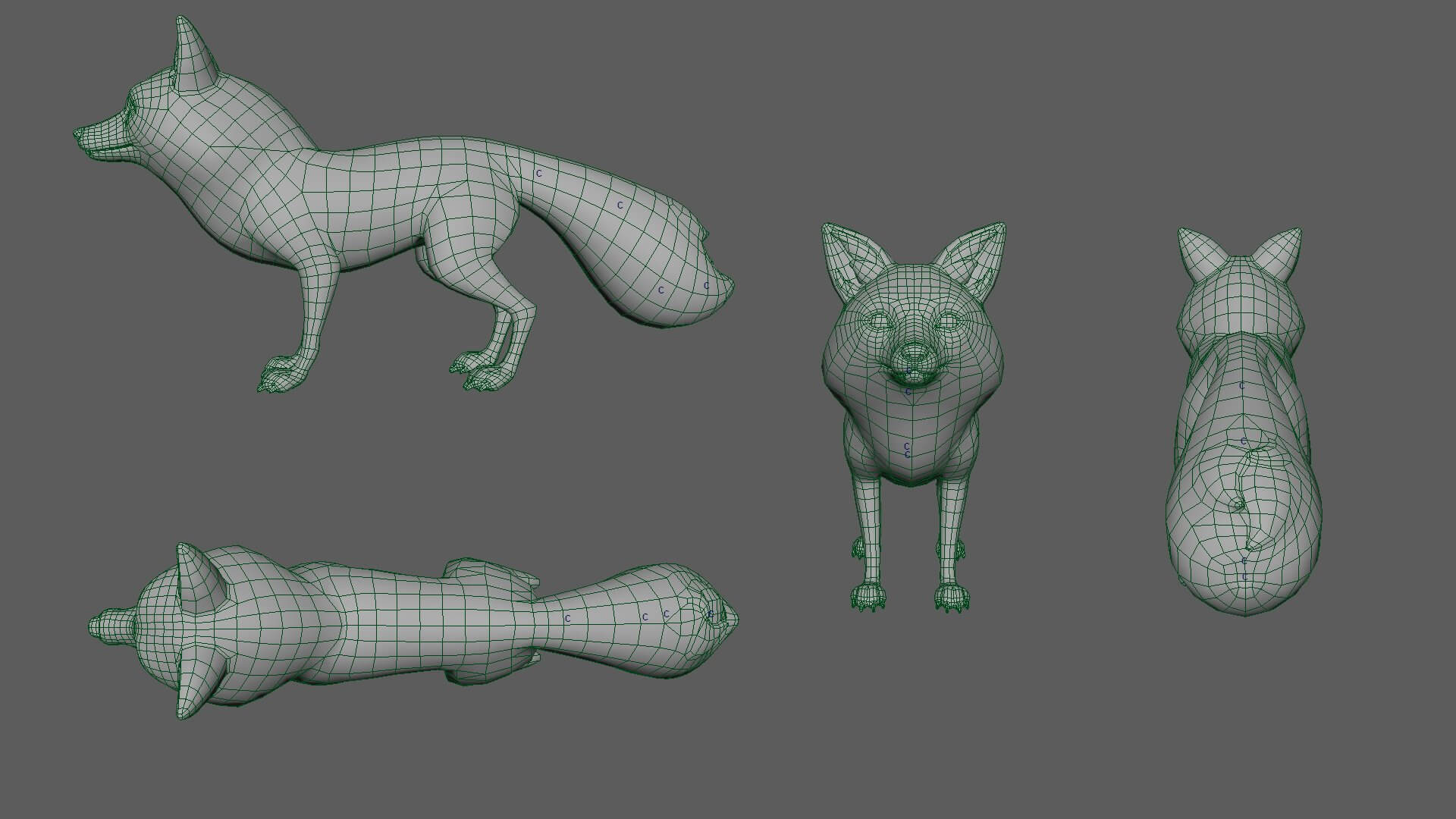 Fox - 3D Model by ilkes