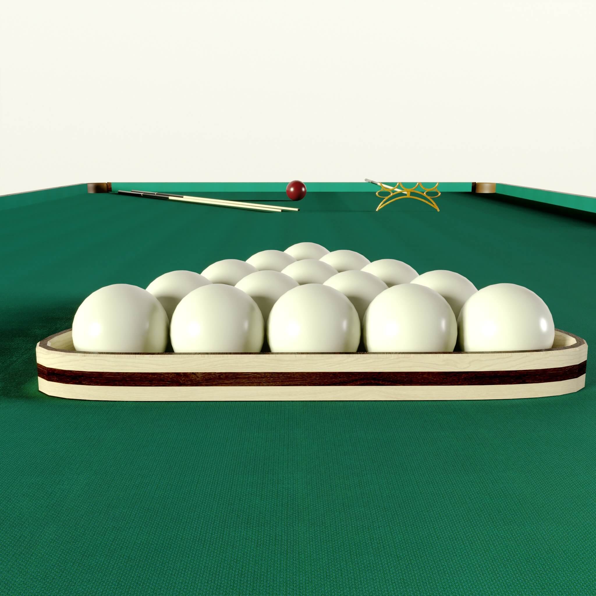 Pool Table - 3D Model by IlyaOsipov95
