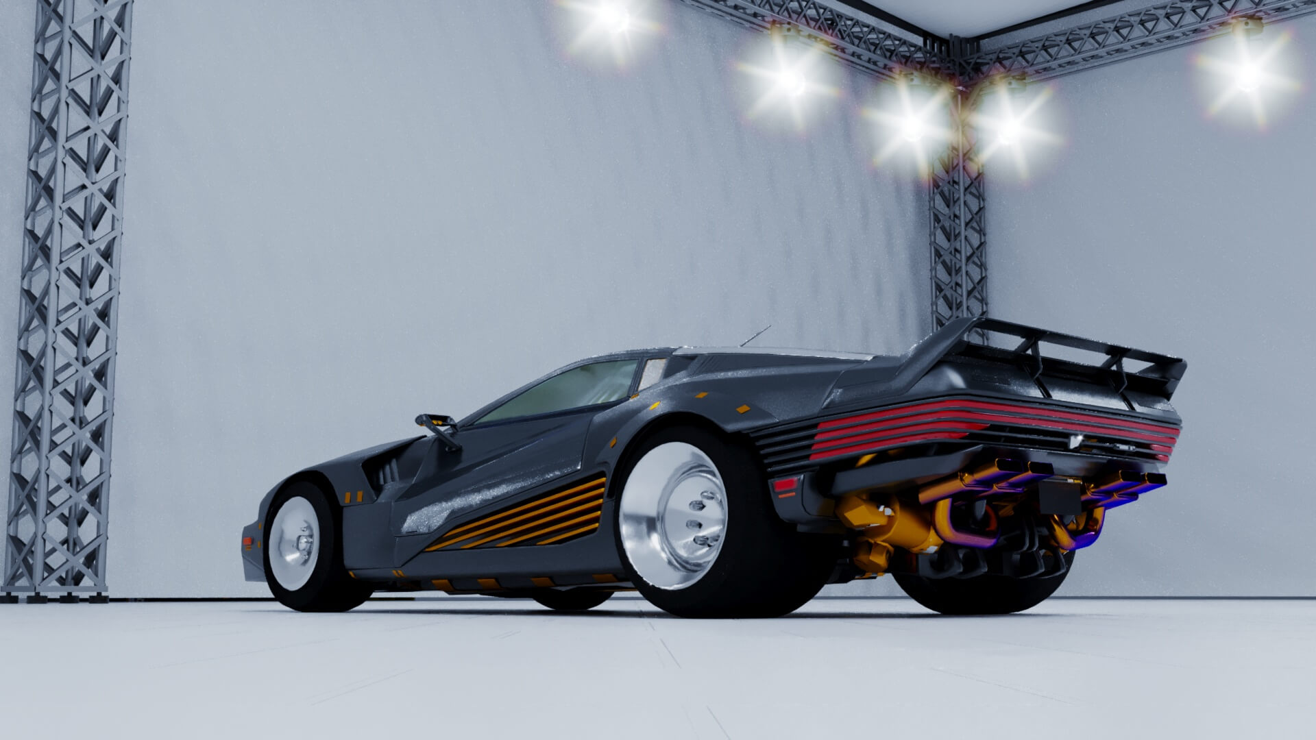 Cyberpunk 2077 Quadra V Type Car - 3D Model by IlyaOsipov95