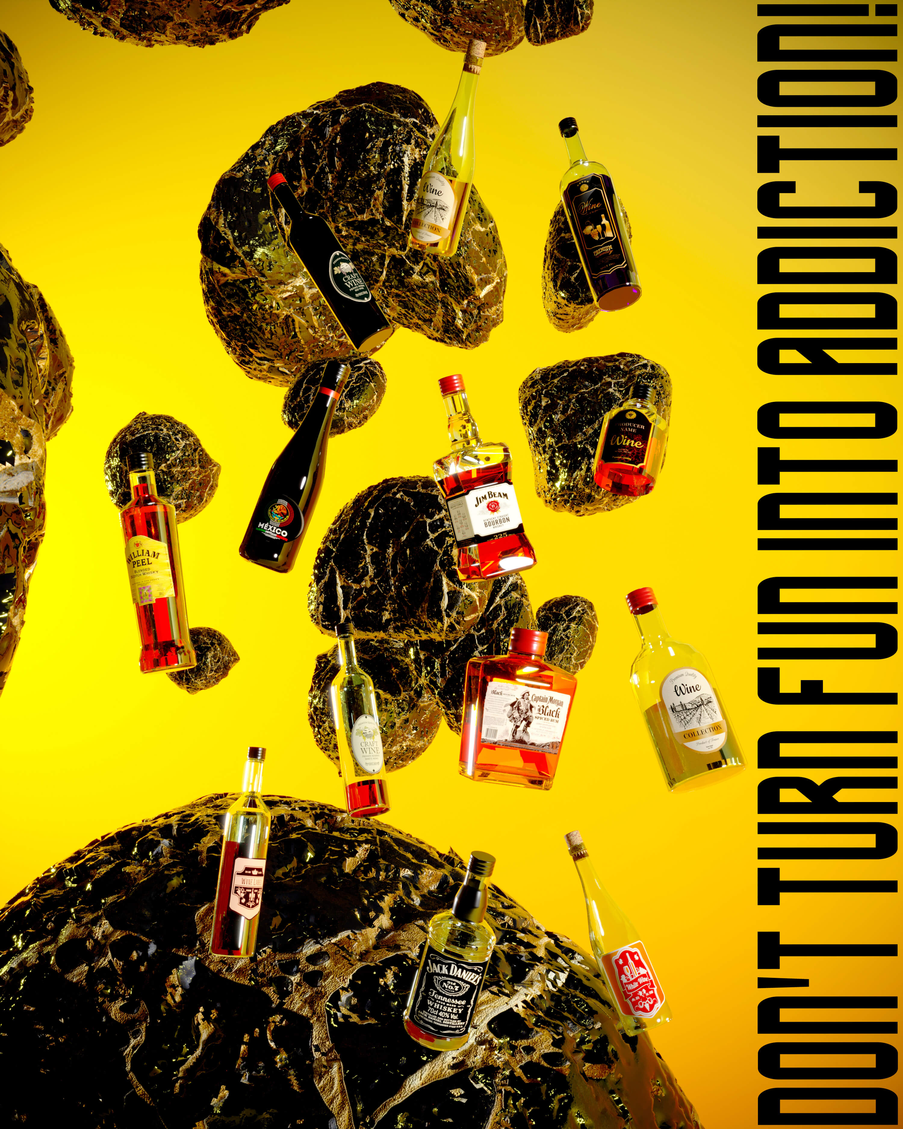 Don't Forget to Use Ice 3D Render, Digital Art by IlyaOsipov95