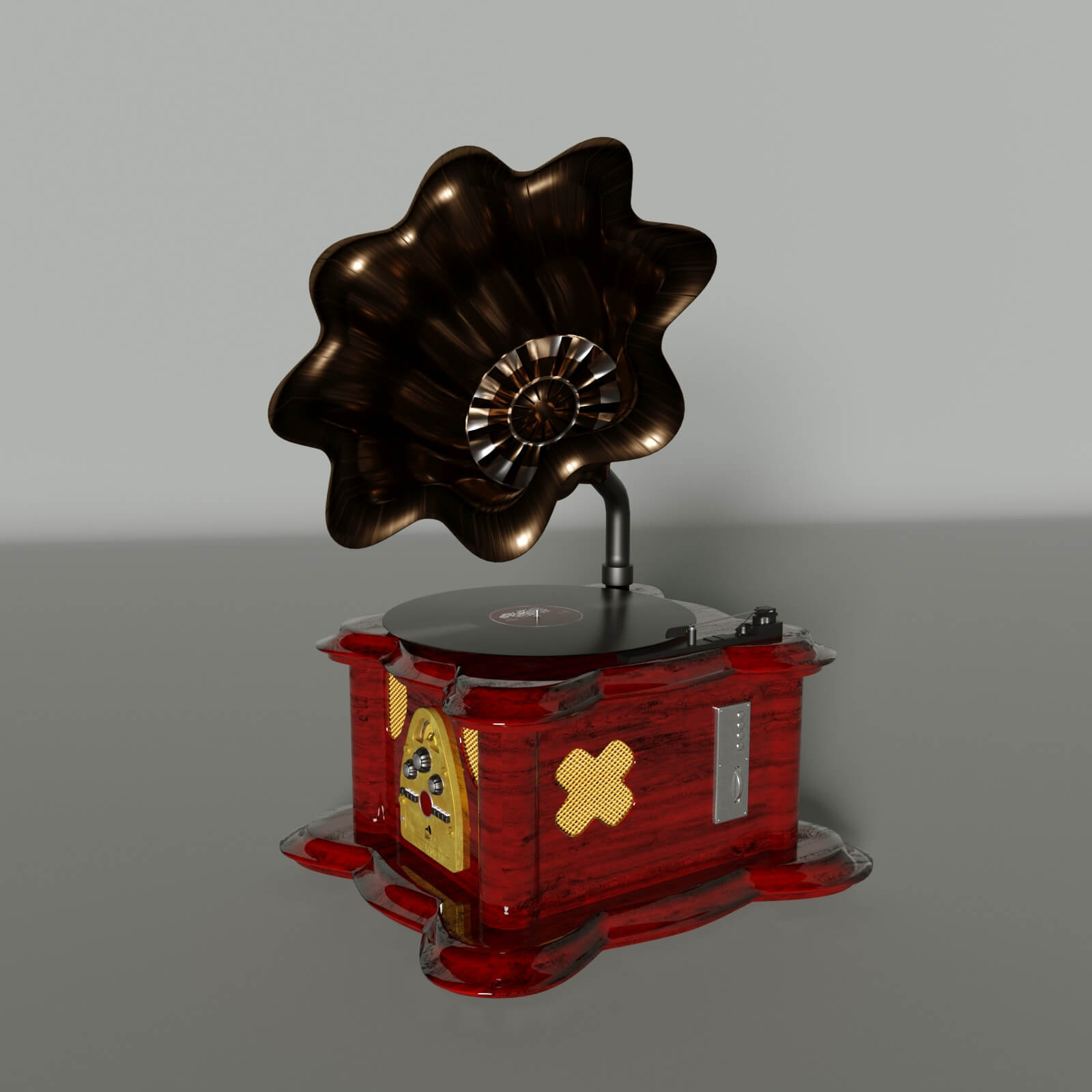 Gramophone - 3D Model by IlyaOsipov95