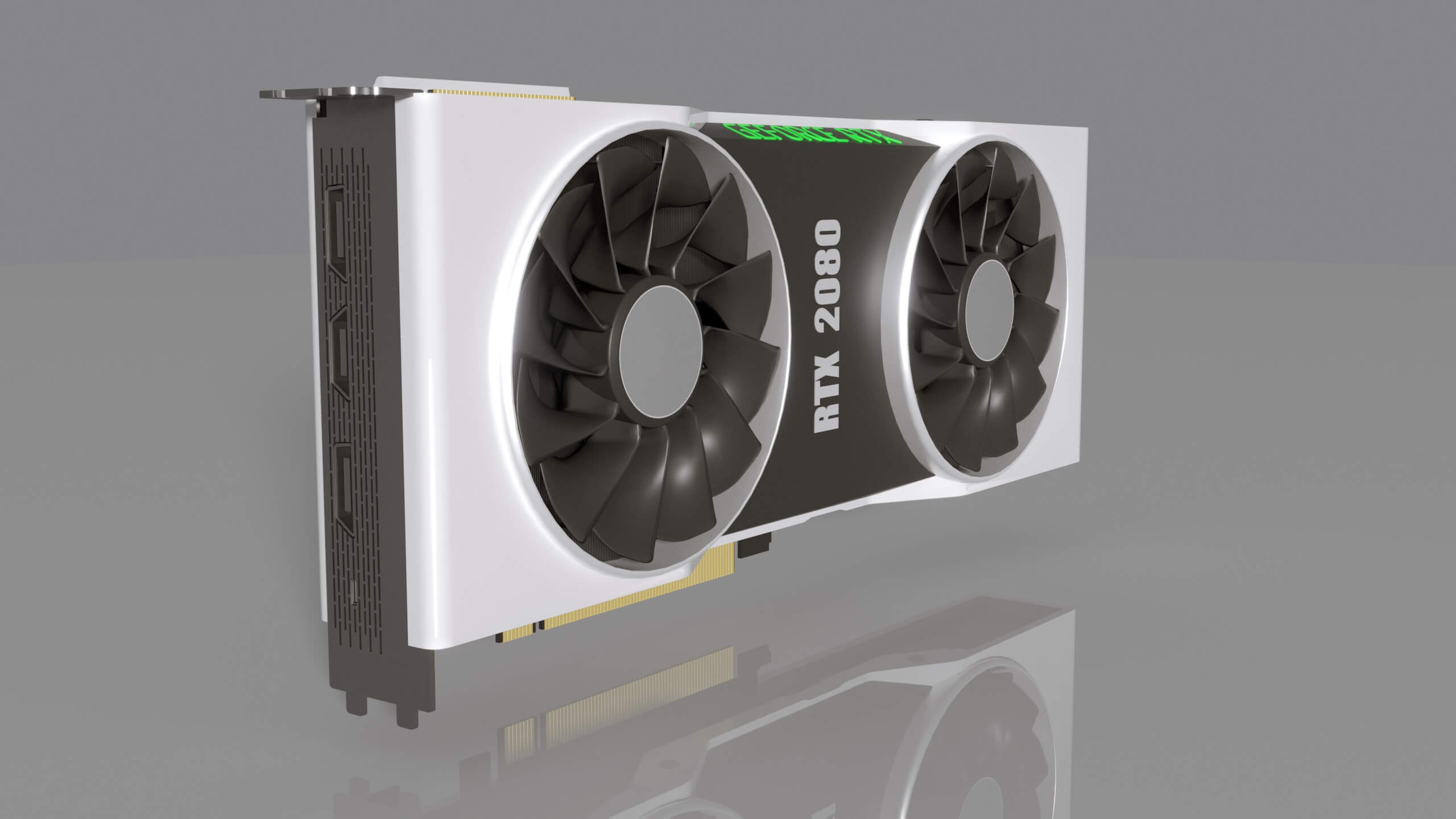 Videocard 2080 - 3D Model by IlyaOsipov95