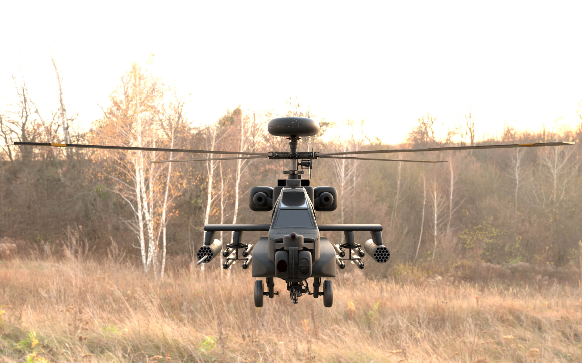 AH Apache 64 - 3D Model by Immutable