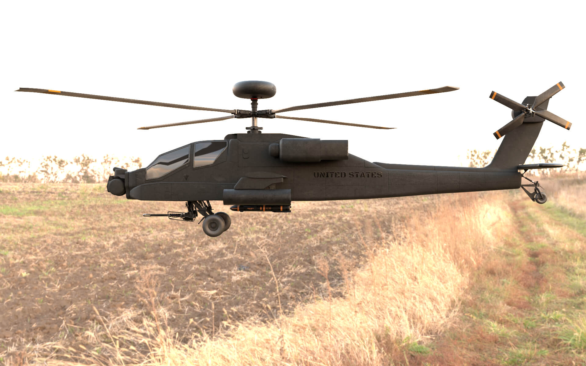 AH Apache 64 - 3D Model by Immutable