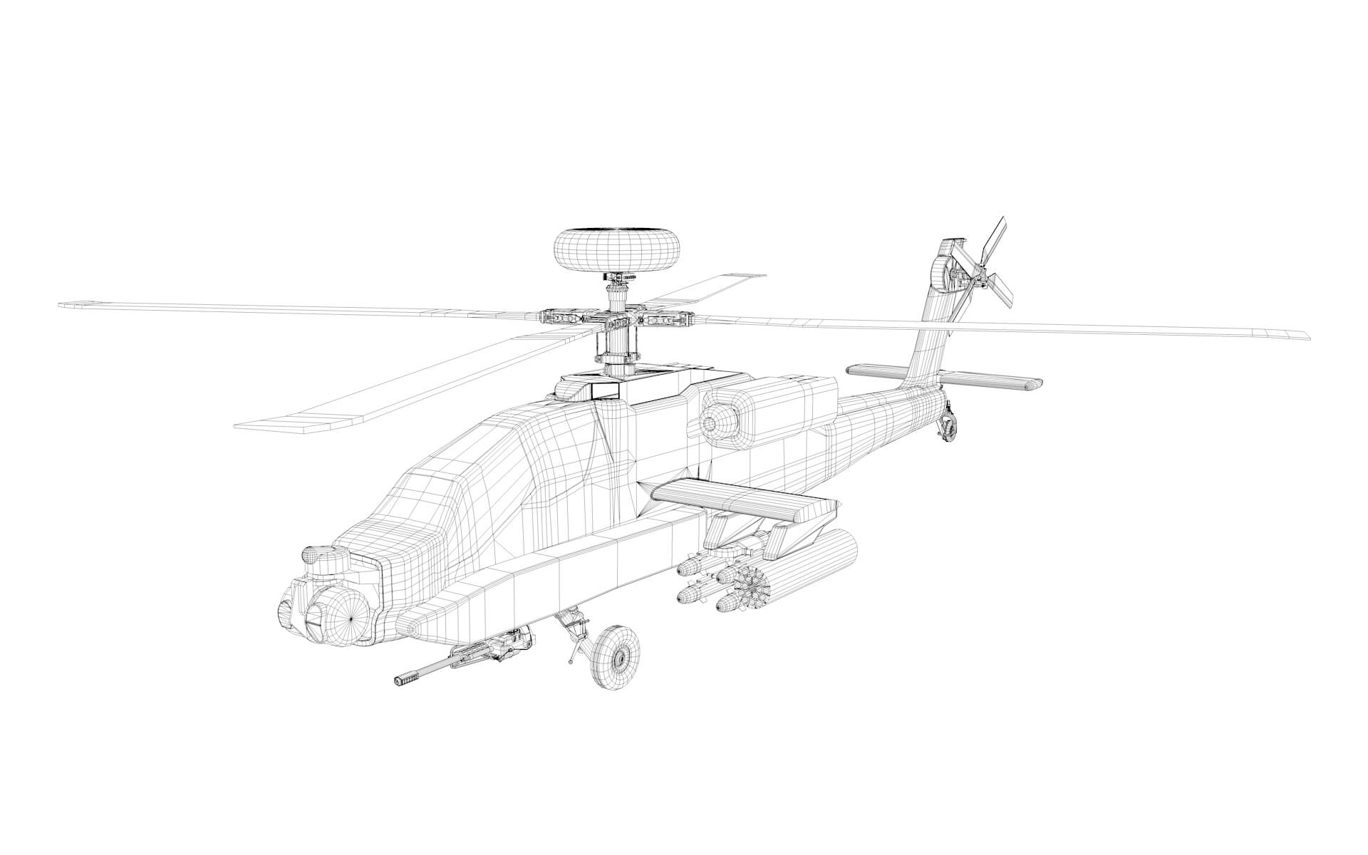 AH Apache 64 - 3D Model by Immutable