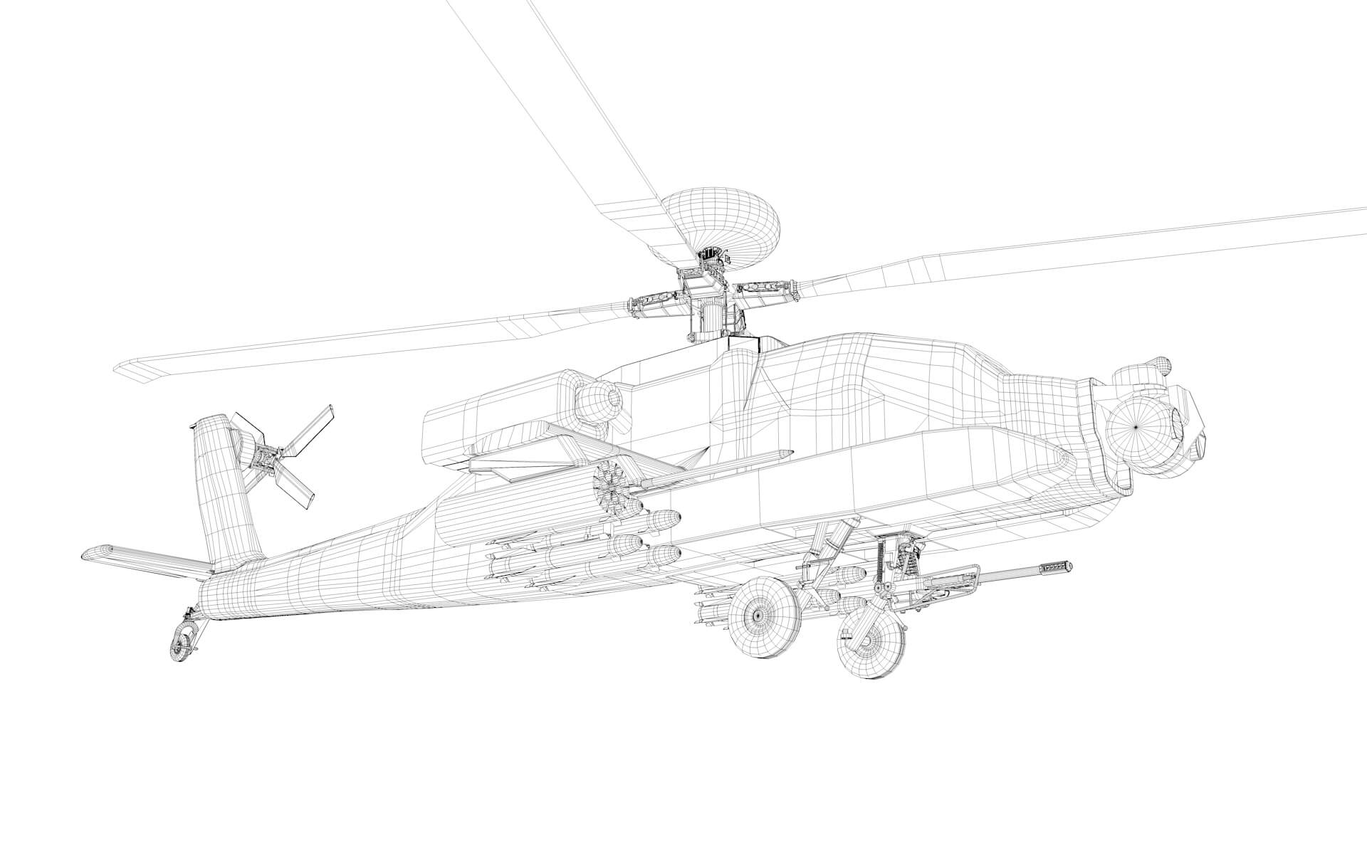 AH Apache 64 - 3D Model by Immutable