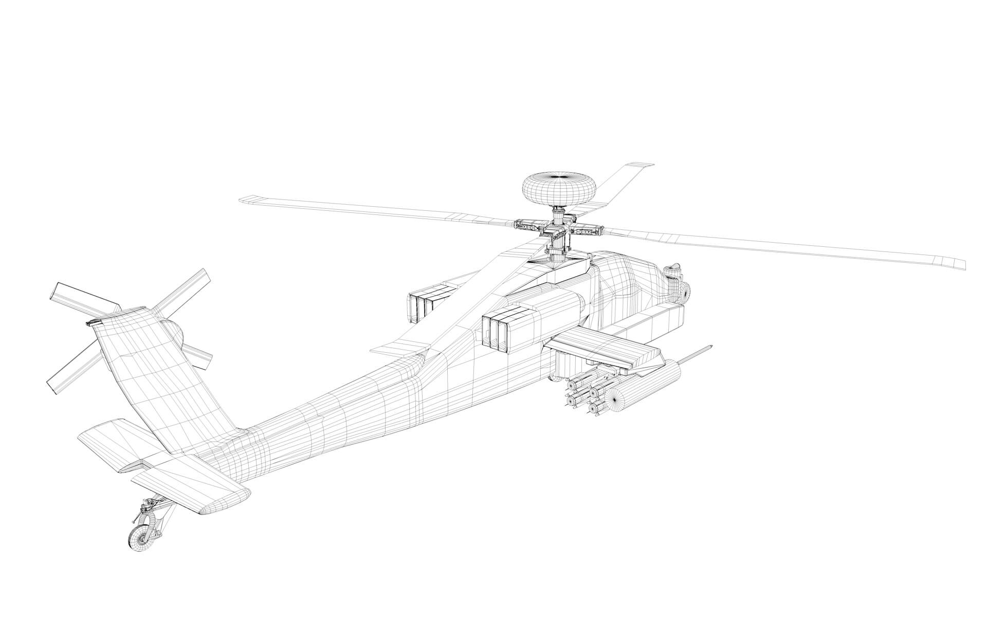 AH Apache 64 - 3D Model by Immutable