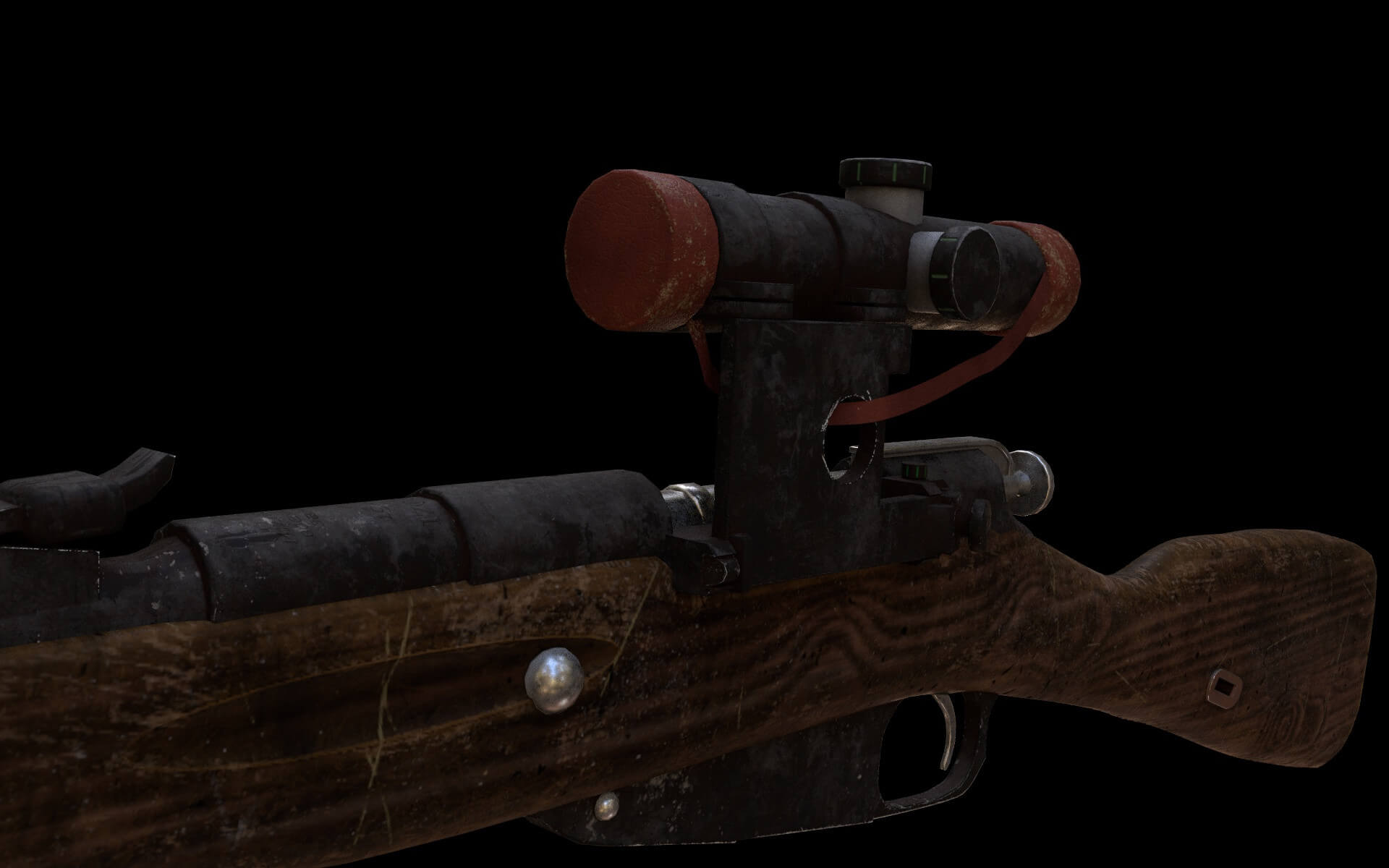 Sniper Rifle Mosin Nagant - 3D Model by Immutable