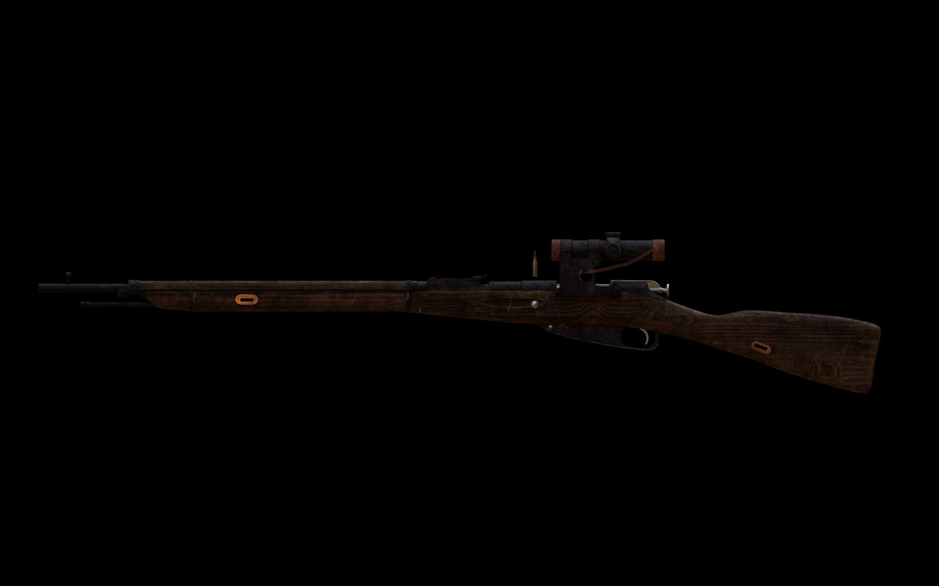 Sniper Rifle Mosin Nagant - 3D Model by Immutable