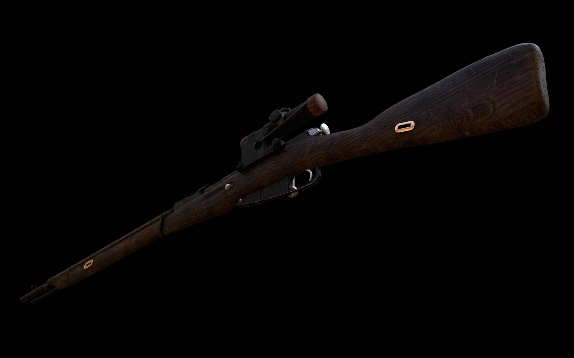Sniper Rifle Mosin Nagant - 3D Model by Immutable