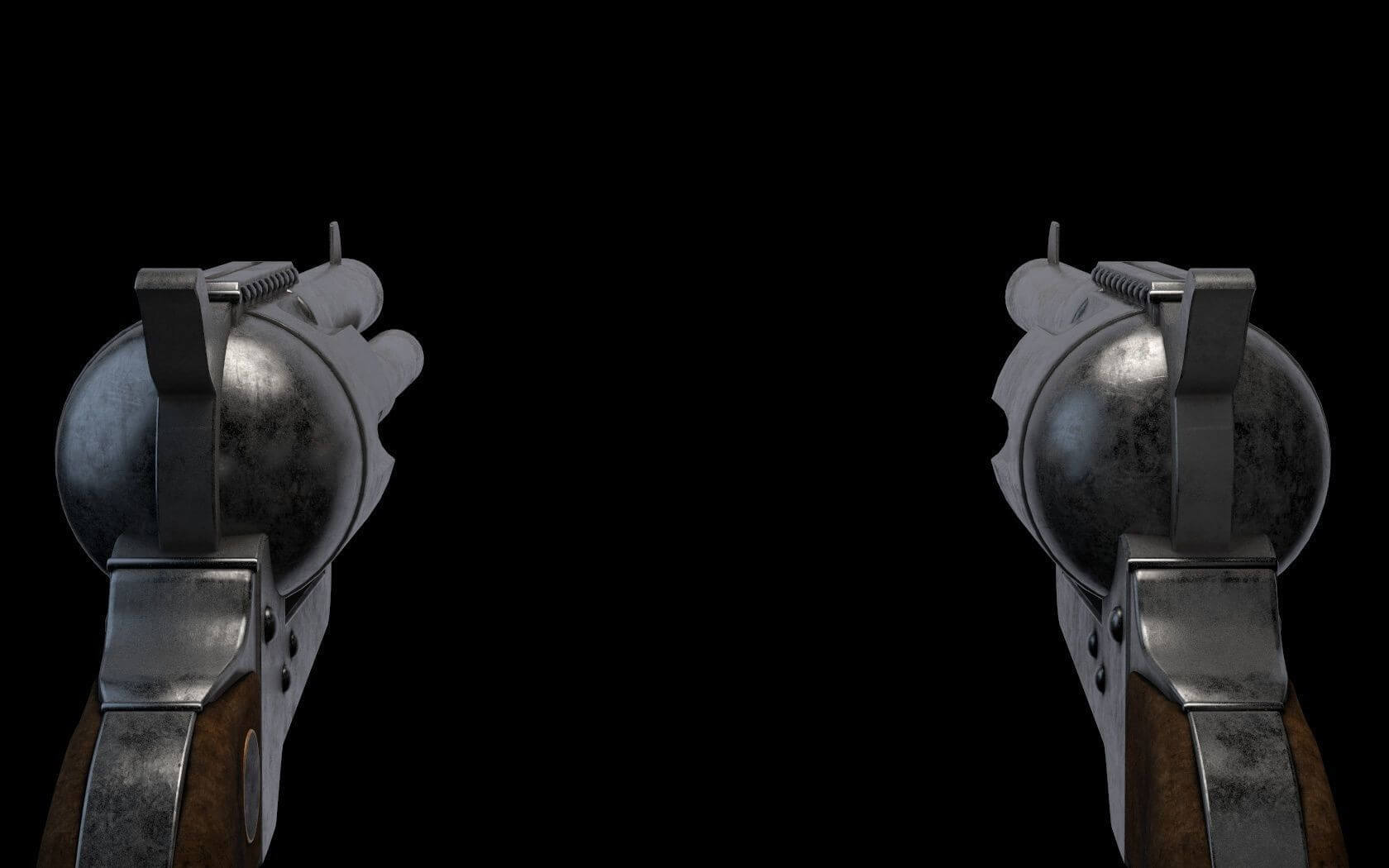 Revolver Colt 45 - 3D Model by Immutable