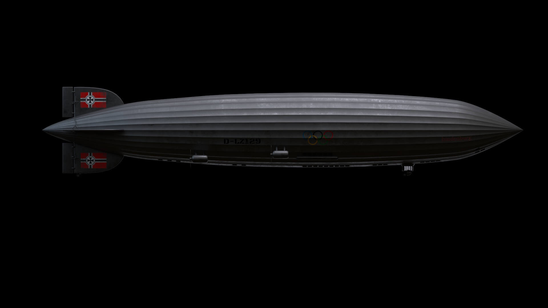 Zeppelin LZ 129 Hindenburg - 3D Model by Immutable