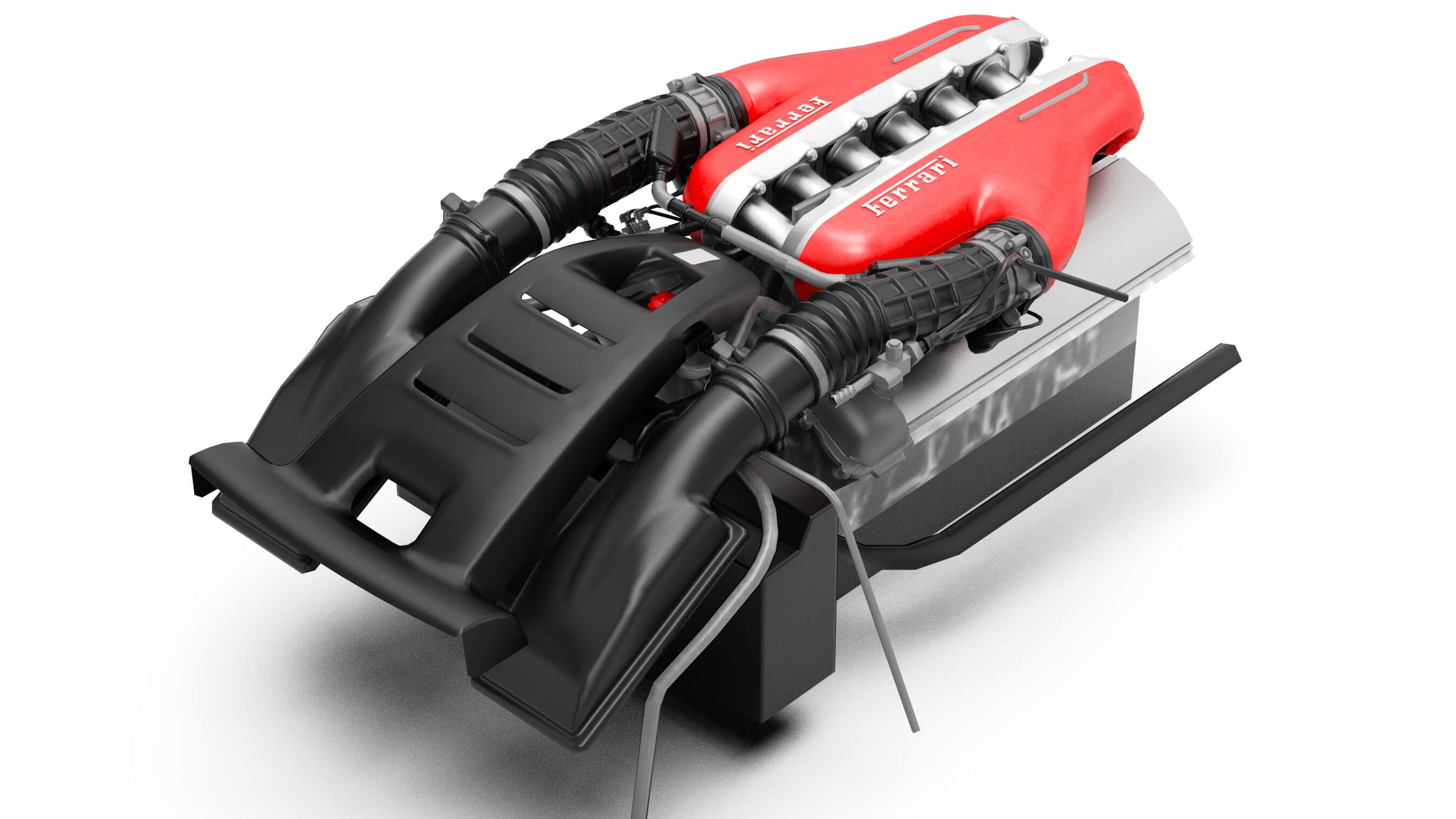 Ferrari V12 Naturally Aspirated Engine - 3D Model by impulse99