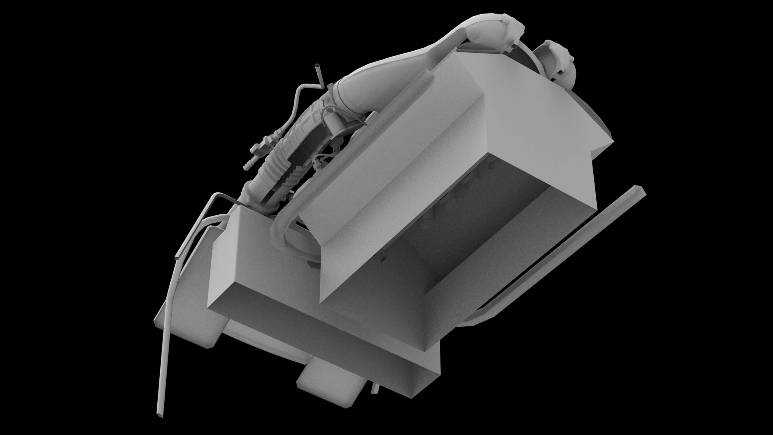 Ferrari V12 Naturally Aspirated Engine - 3D Model by impulse99