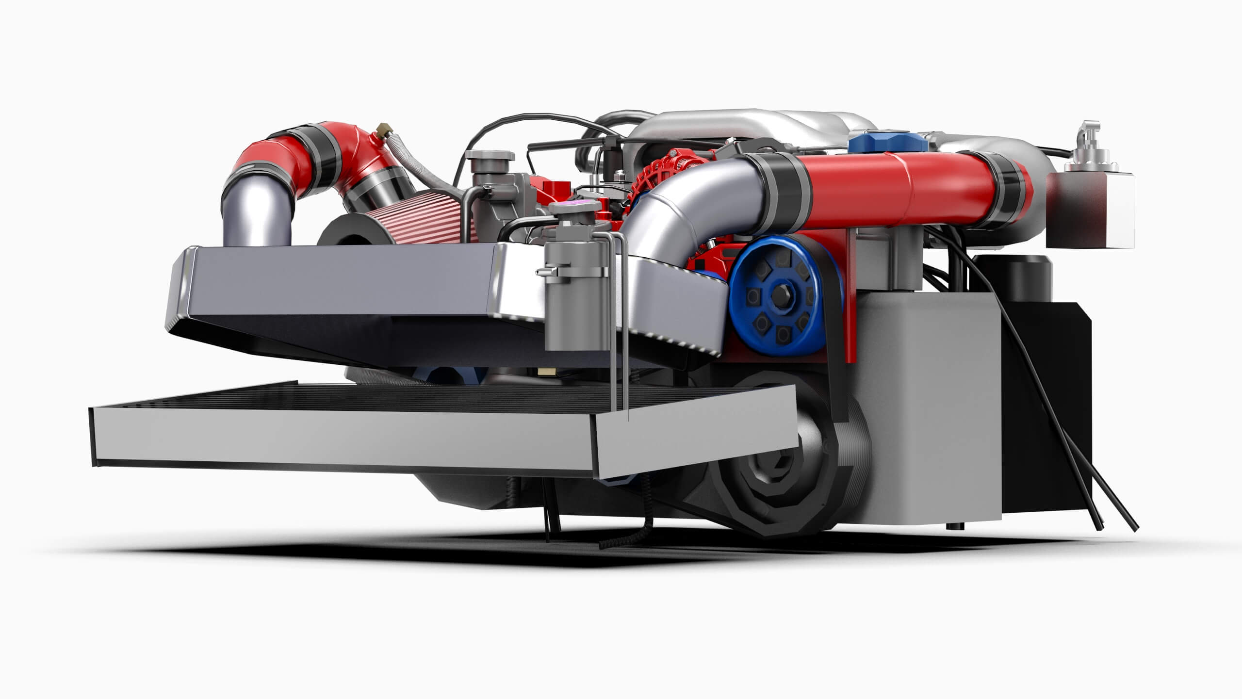 13B Turbo Rotary Engine - 3D Model by impulse99