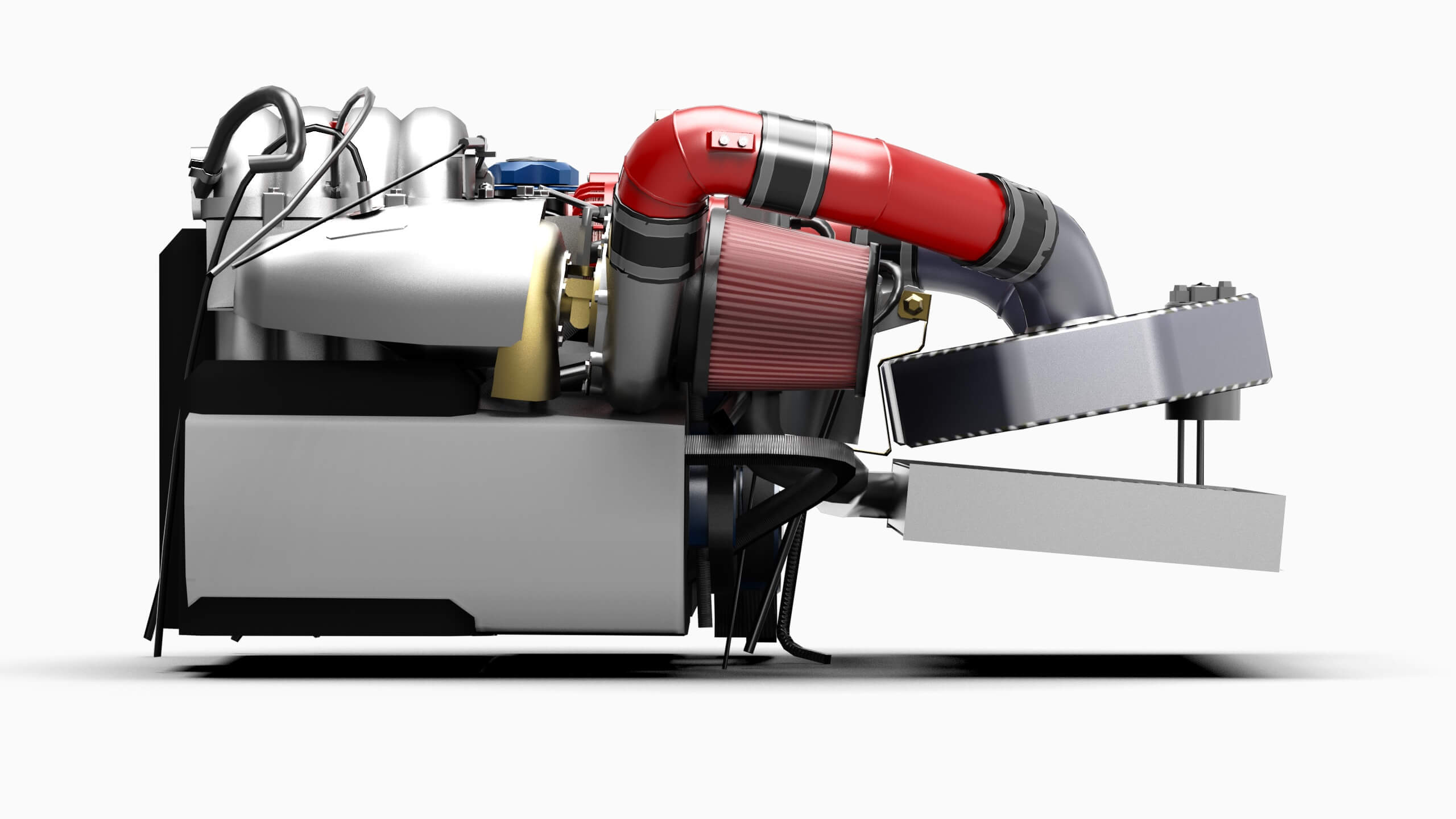 13B Turbo Rotary Engine - 3D Model by impulse99