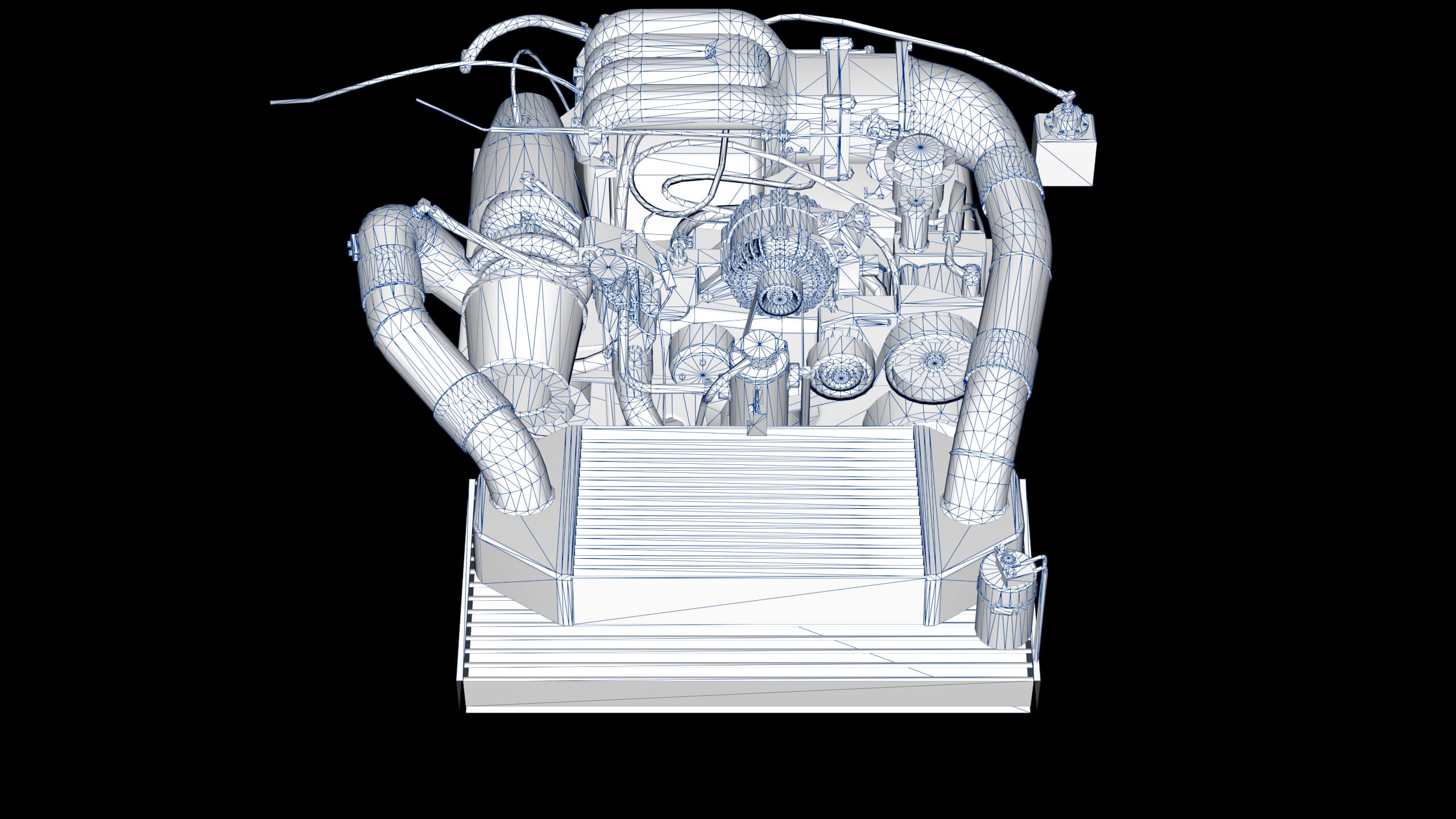 13B Turbo Rotary Engine - 3D Model by impulse99