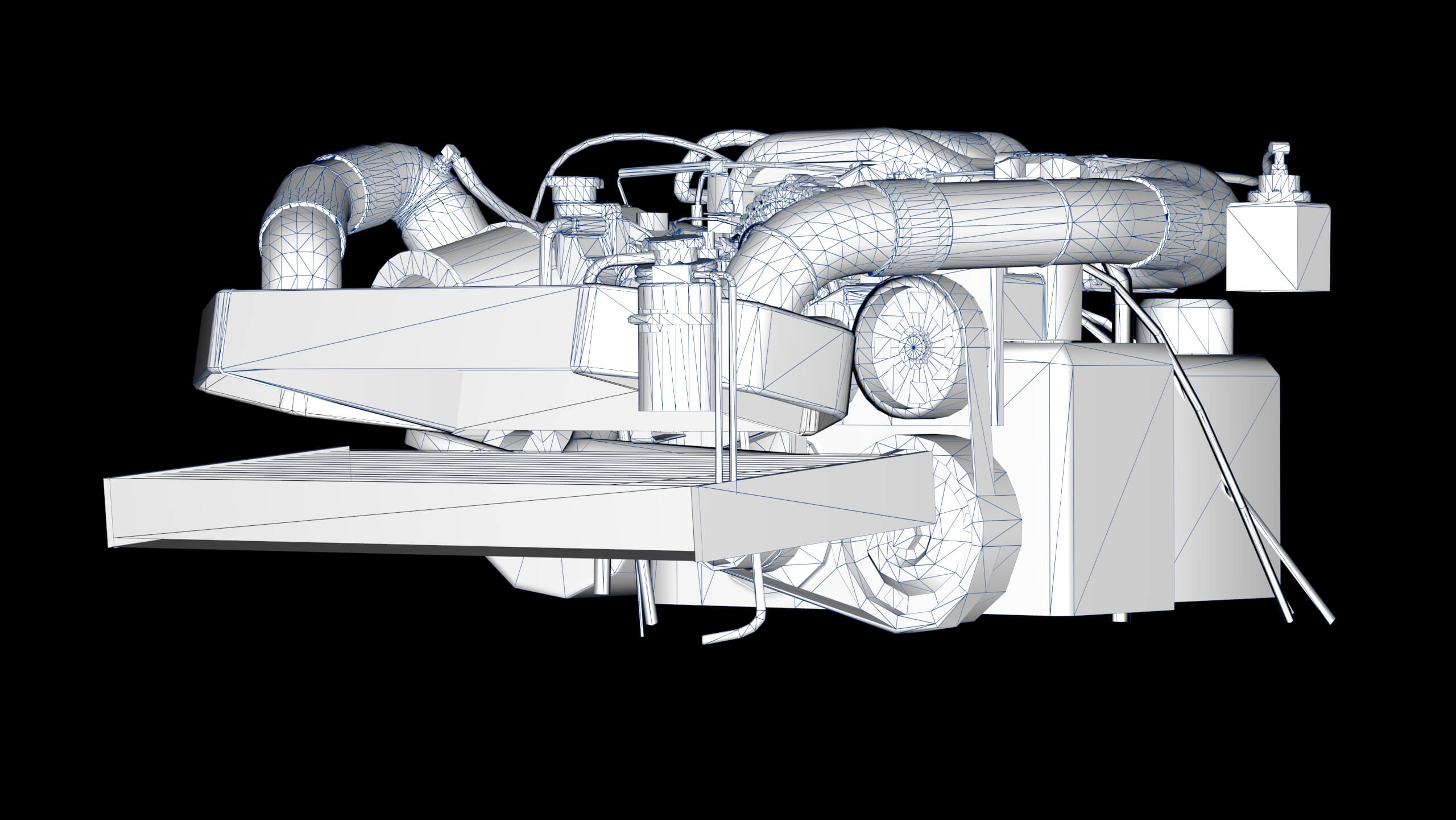 13B Turbo Rotary Engine - 3D Model by impulse99
