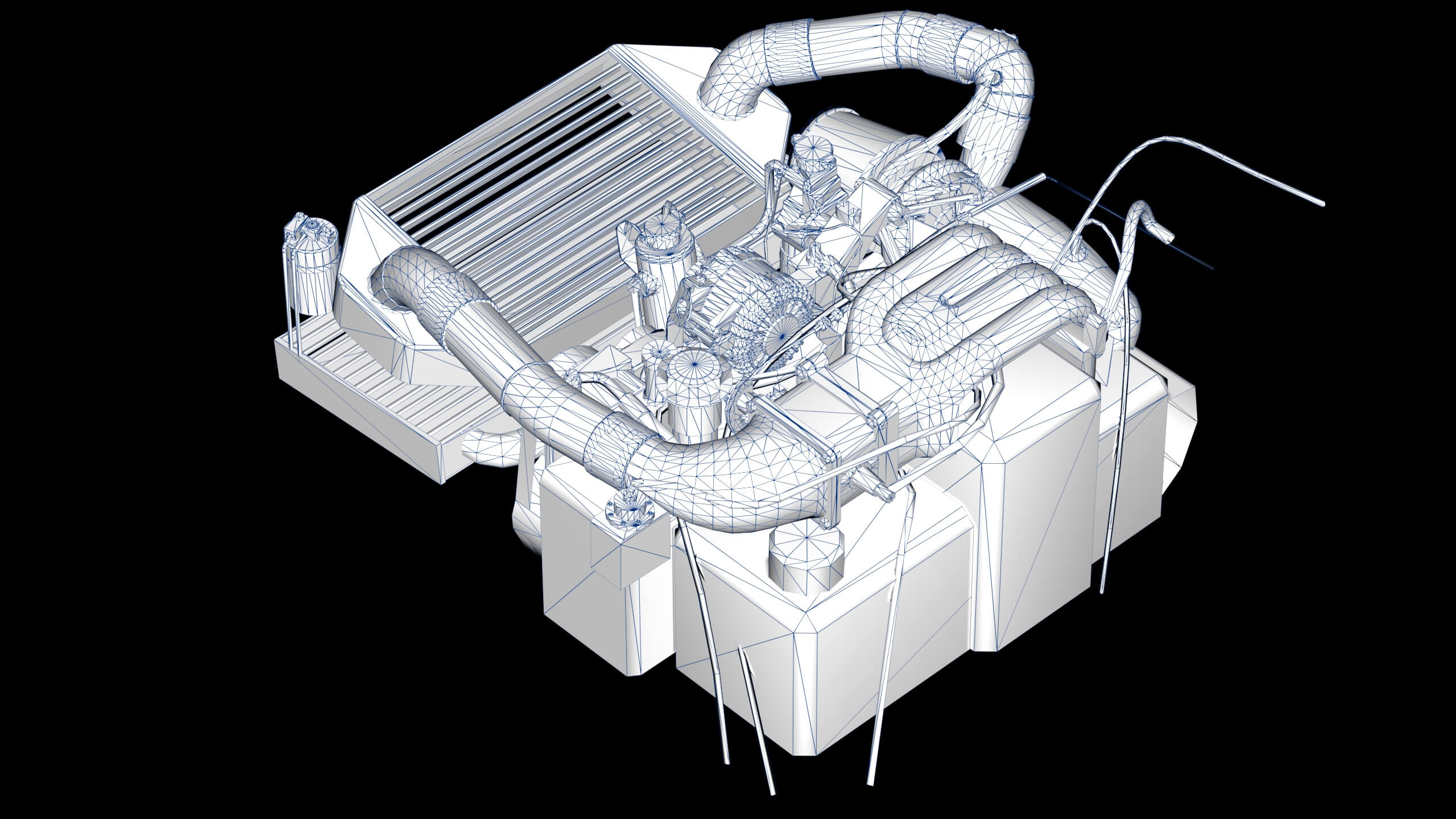 13B Turbo Rotary Engine - 3D Model by impulse99